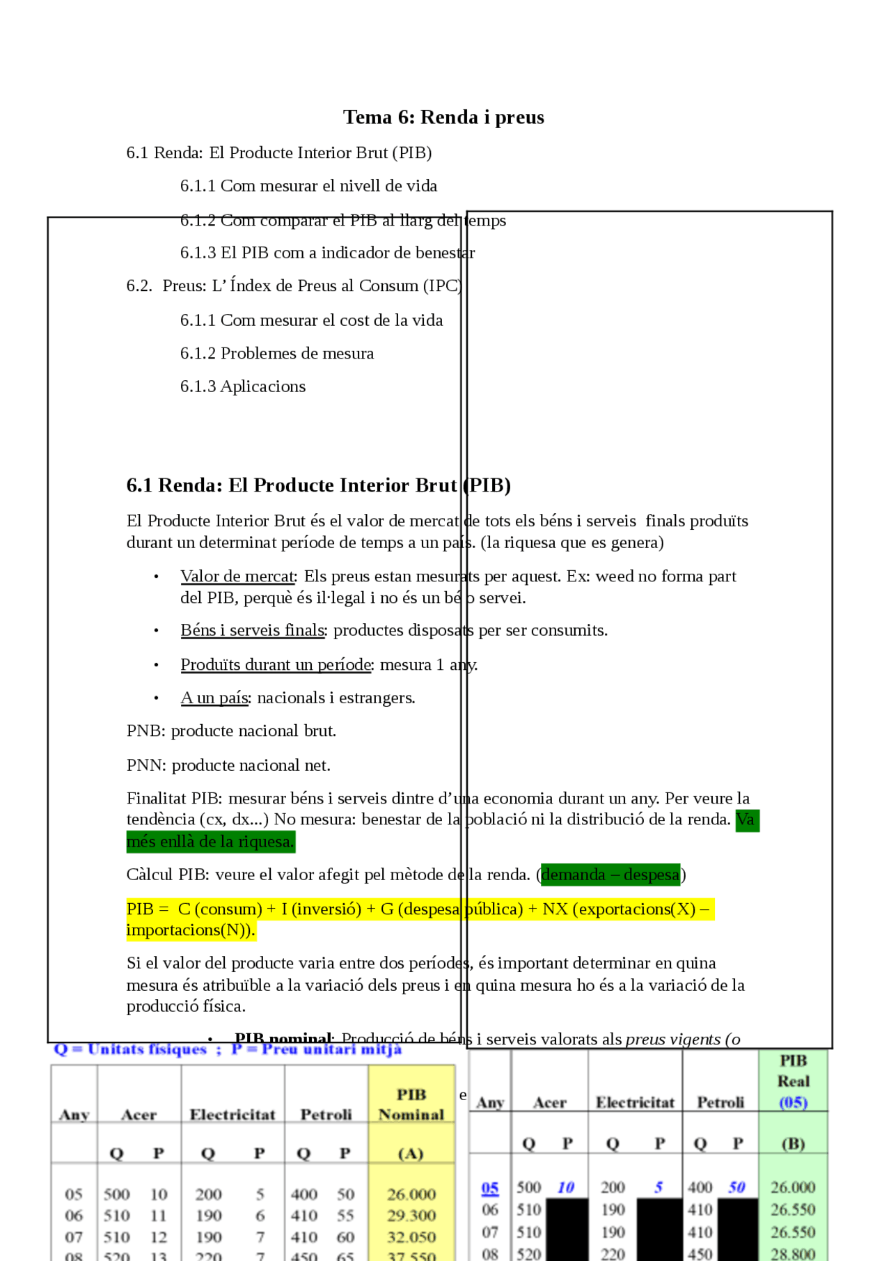 Tema 6 Intro Economia Docsity