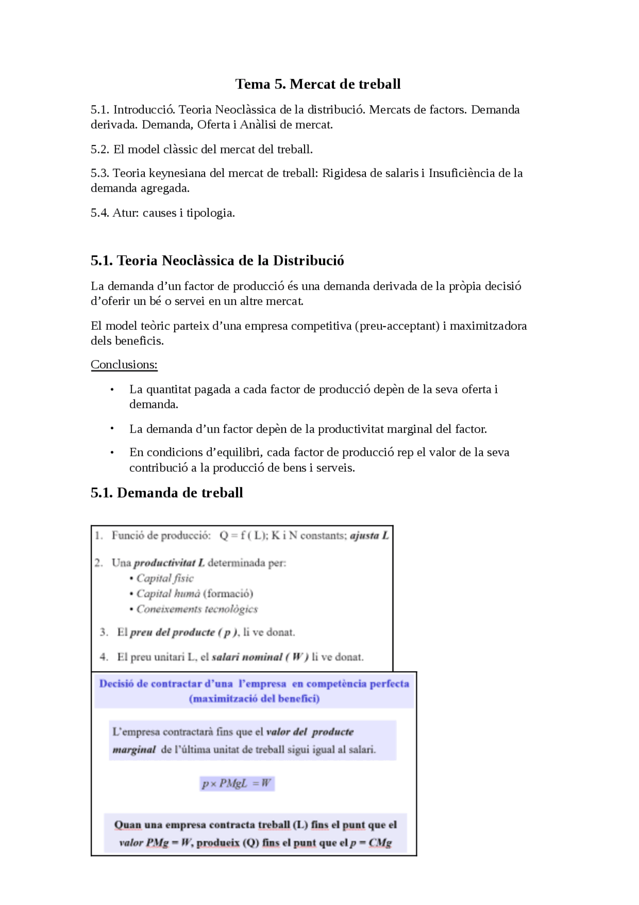 Tema 5 Intro Economia Docsity
