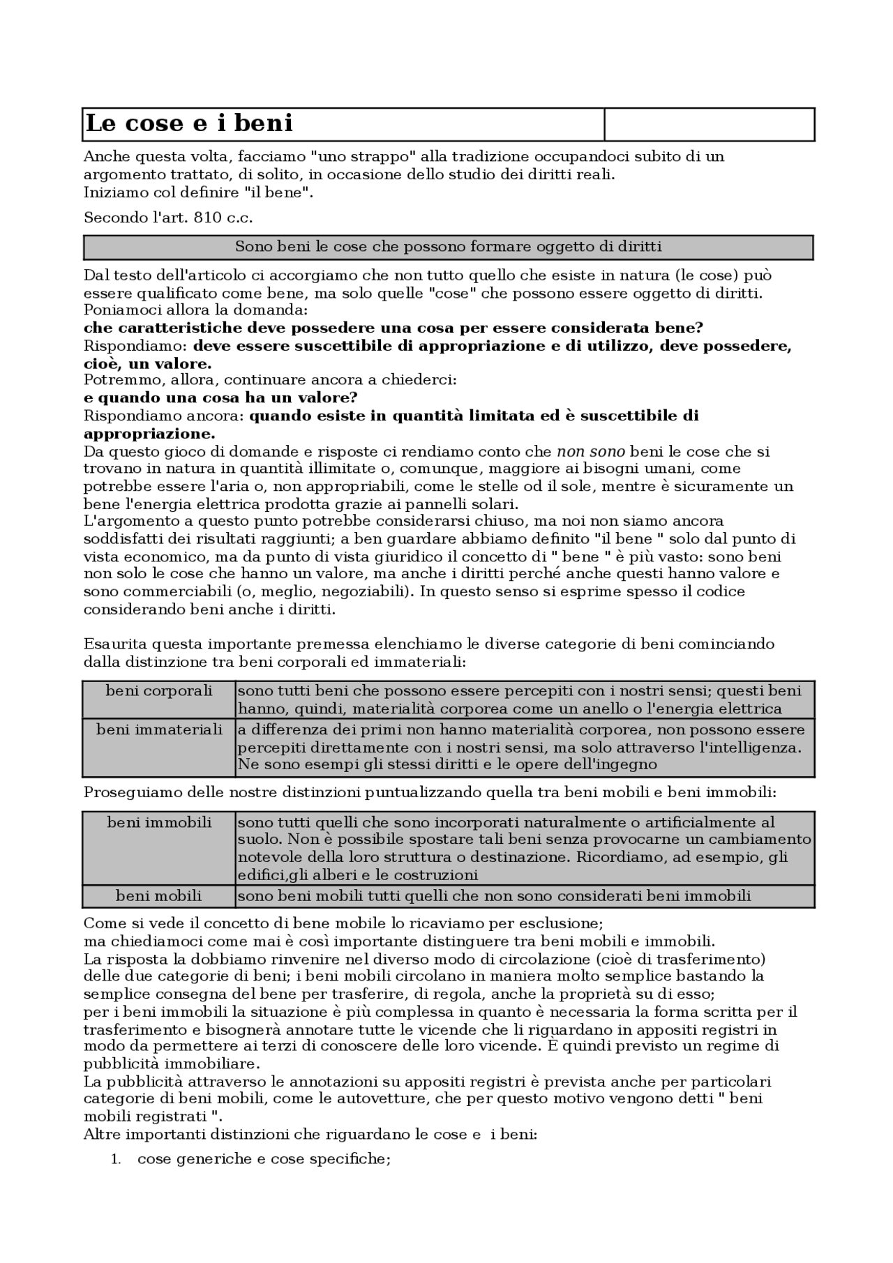 Riassunto Di Diritto Civile Docsity