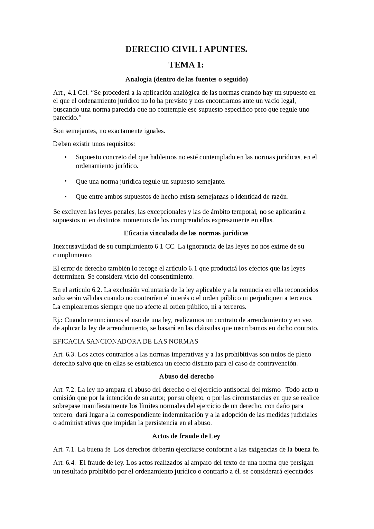 Apuntes Derecho Civil I Docsity