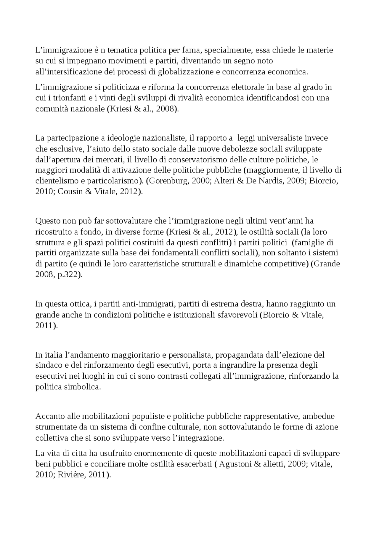 La cittadinanza in Italia - Docsity