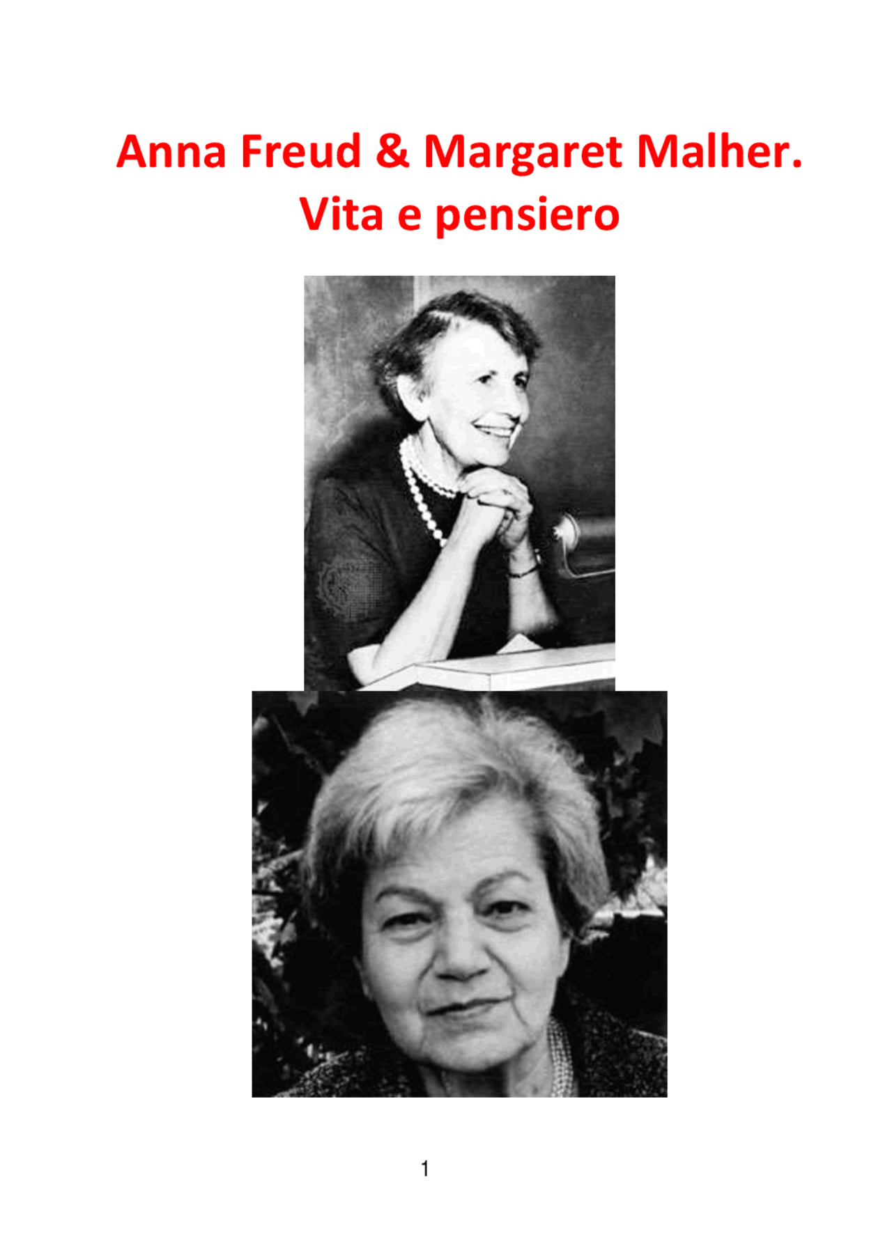Anna Freud E I Meccanismi Di Difesa Docsity