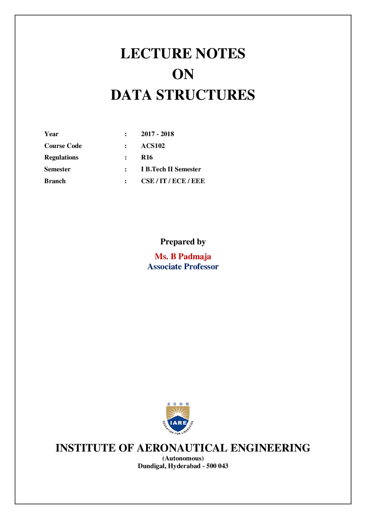 Data structure dfdt asfa asfdg - Docsity