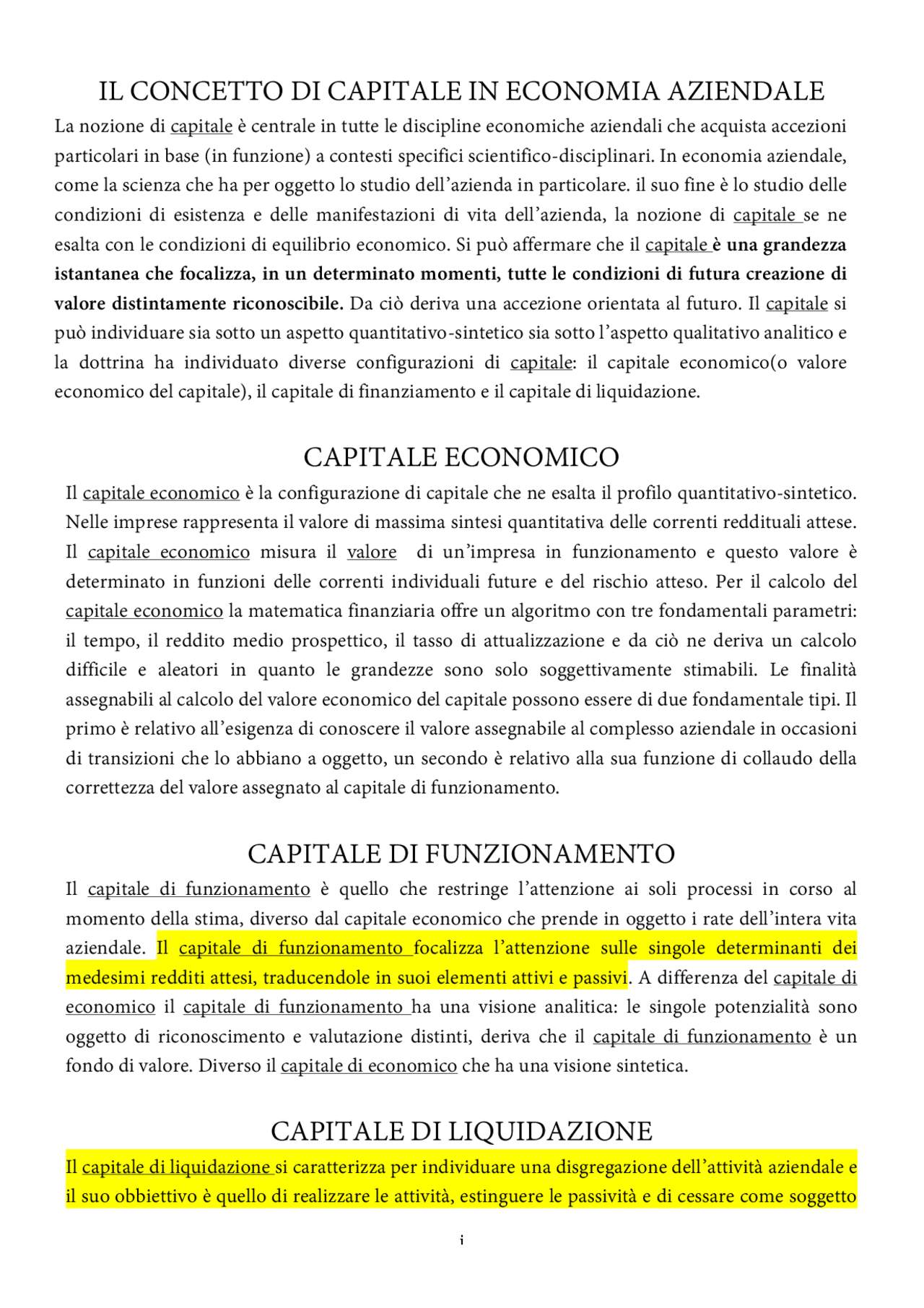 Bilancio Desercizio Docsity