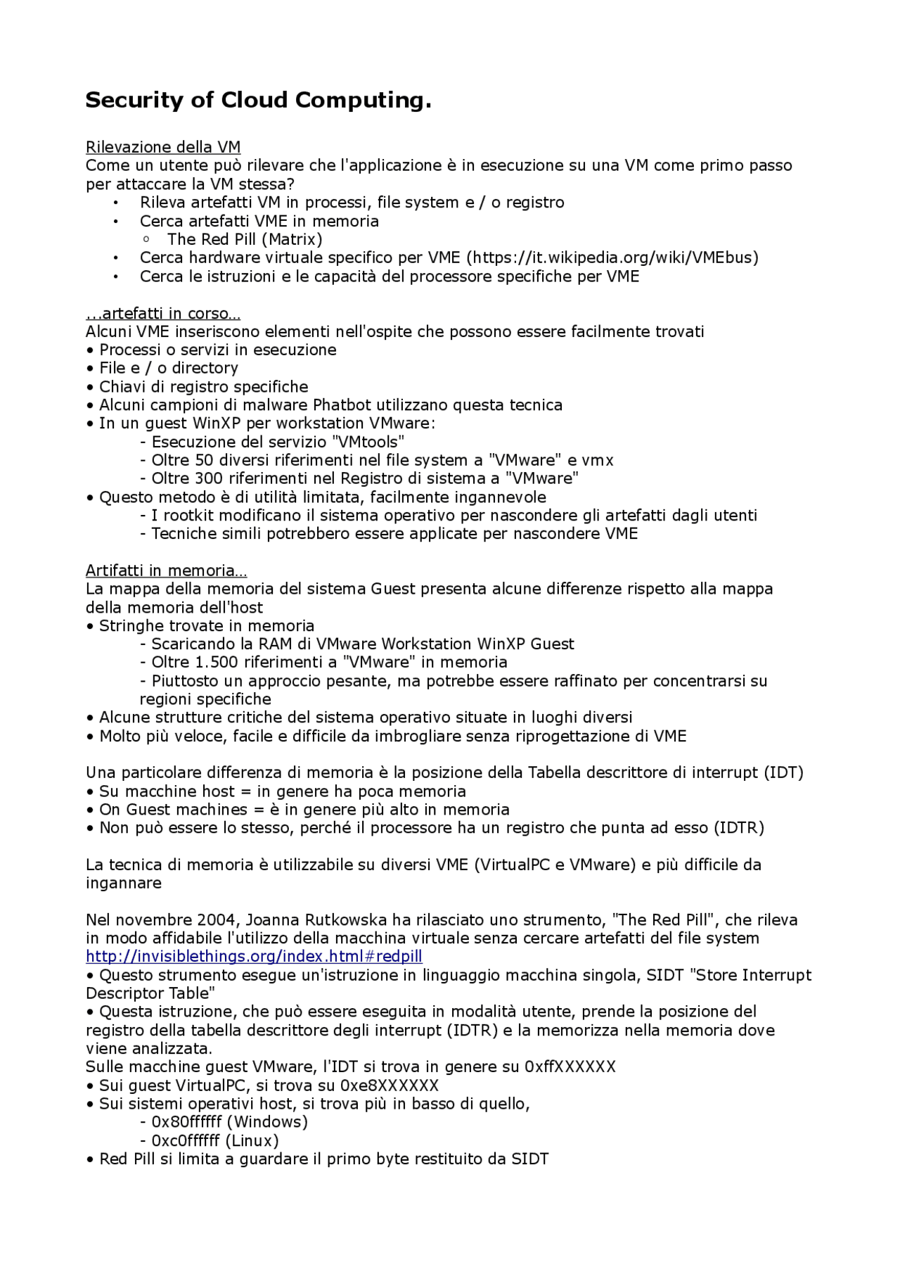 Sicurezza Nel Cloud Computing Docsity