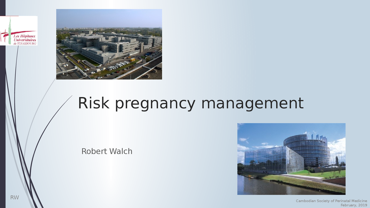 Hight risk pregnancy management - Docsity
