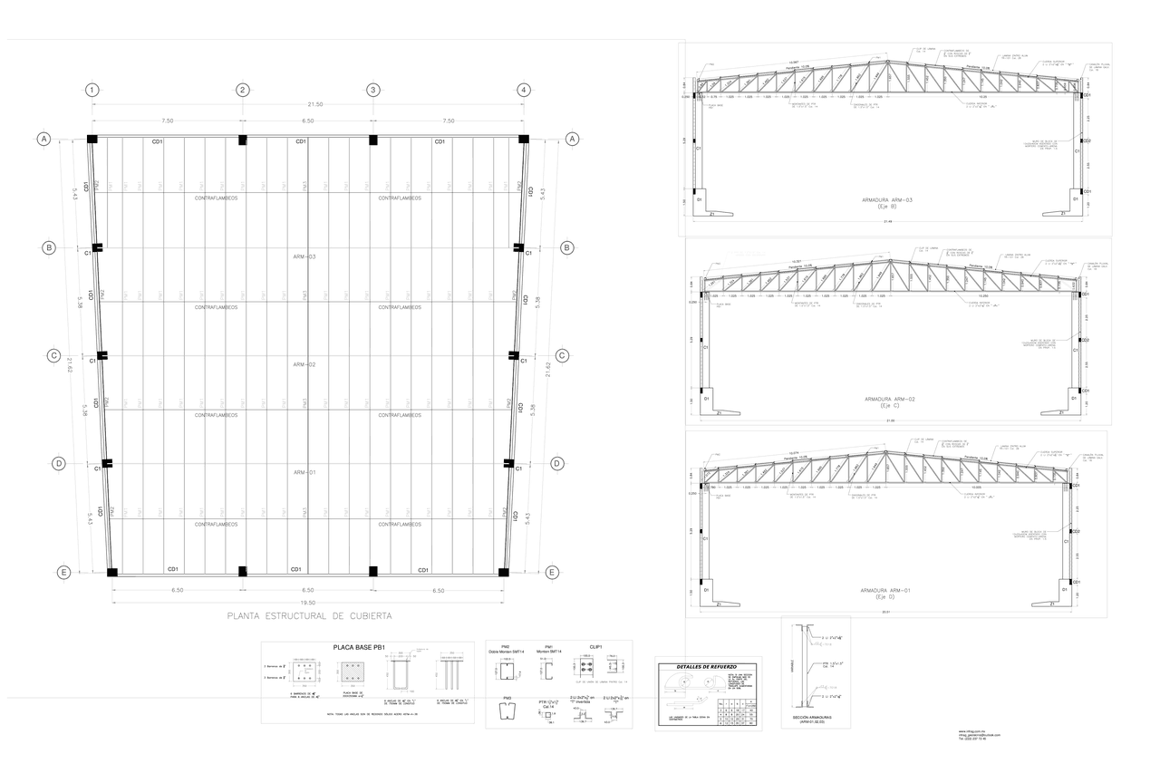 Nave Industrial Planos Y Fachadas Guías Proyectos Investigaciones