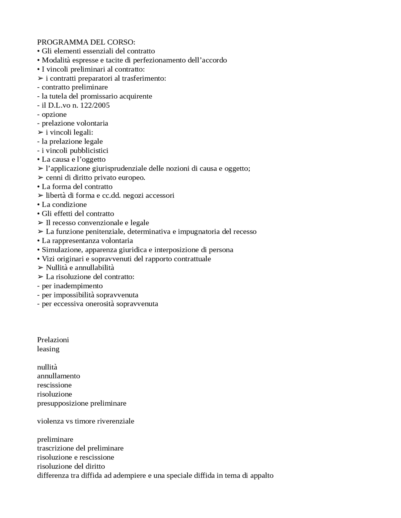 Domande Frequenti Diritto Civile 1 Unibs Docsity