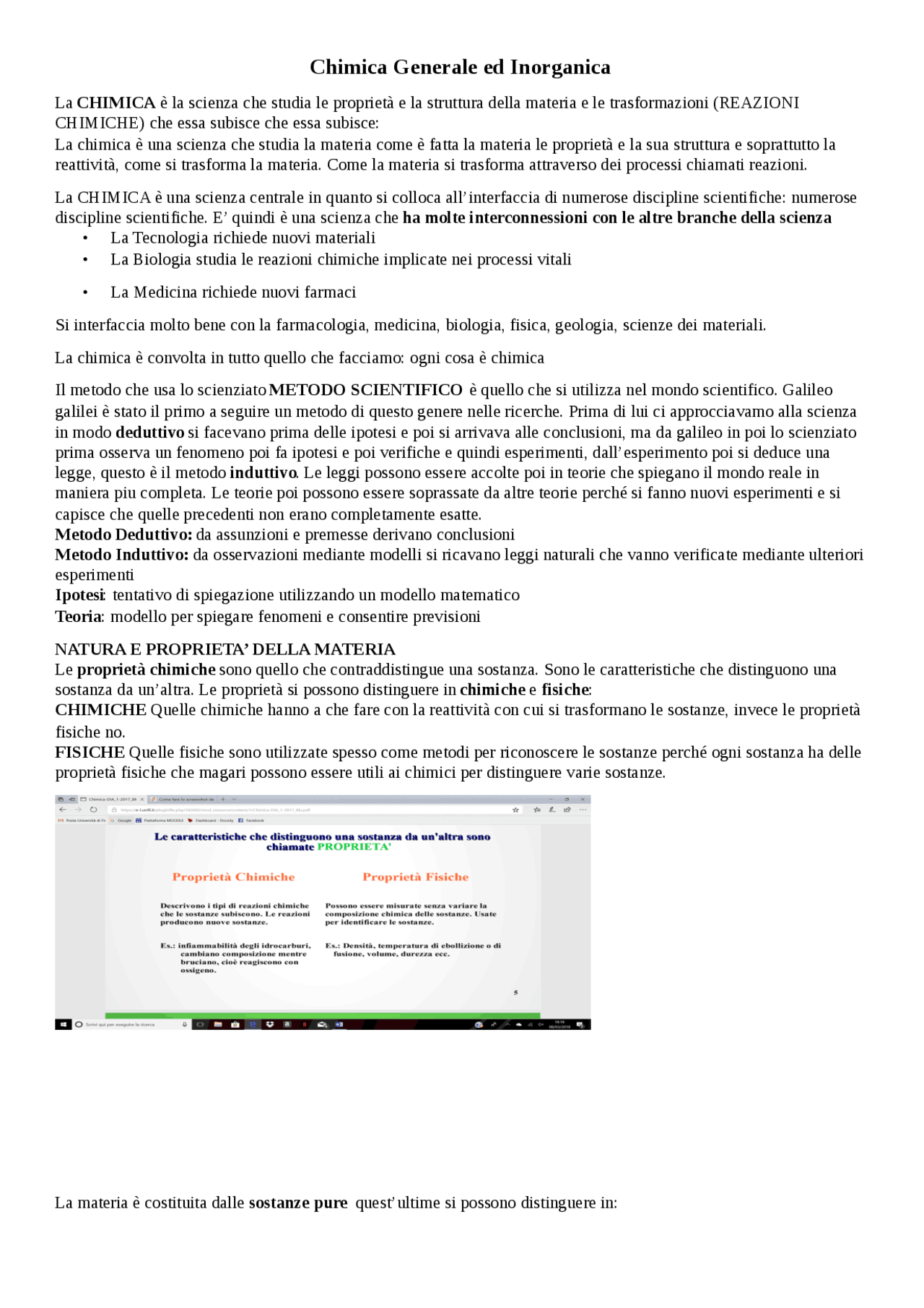 Appunti Chimica Generale Ed Inorganica Docsity