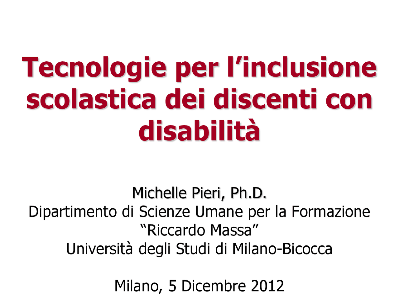 Tecnologie Per Linclusione Scolastica Per Discendenti Con Disabilità