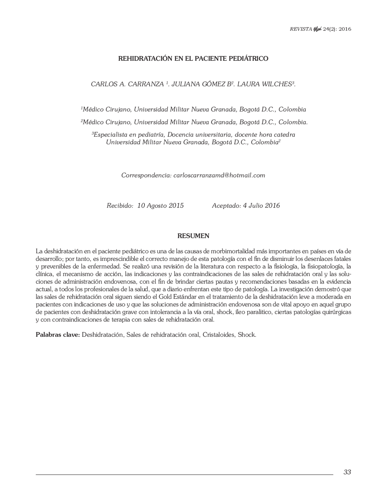 Formula Holliday Segar - Docsity