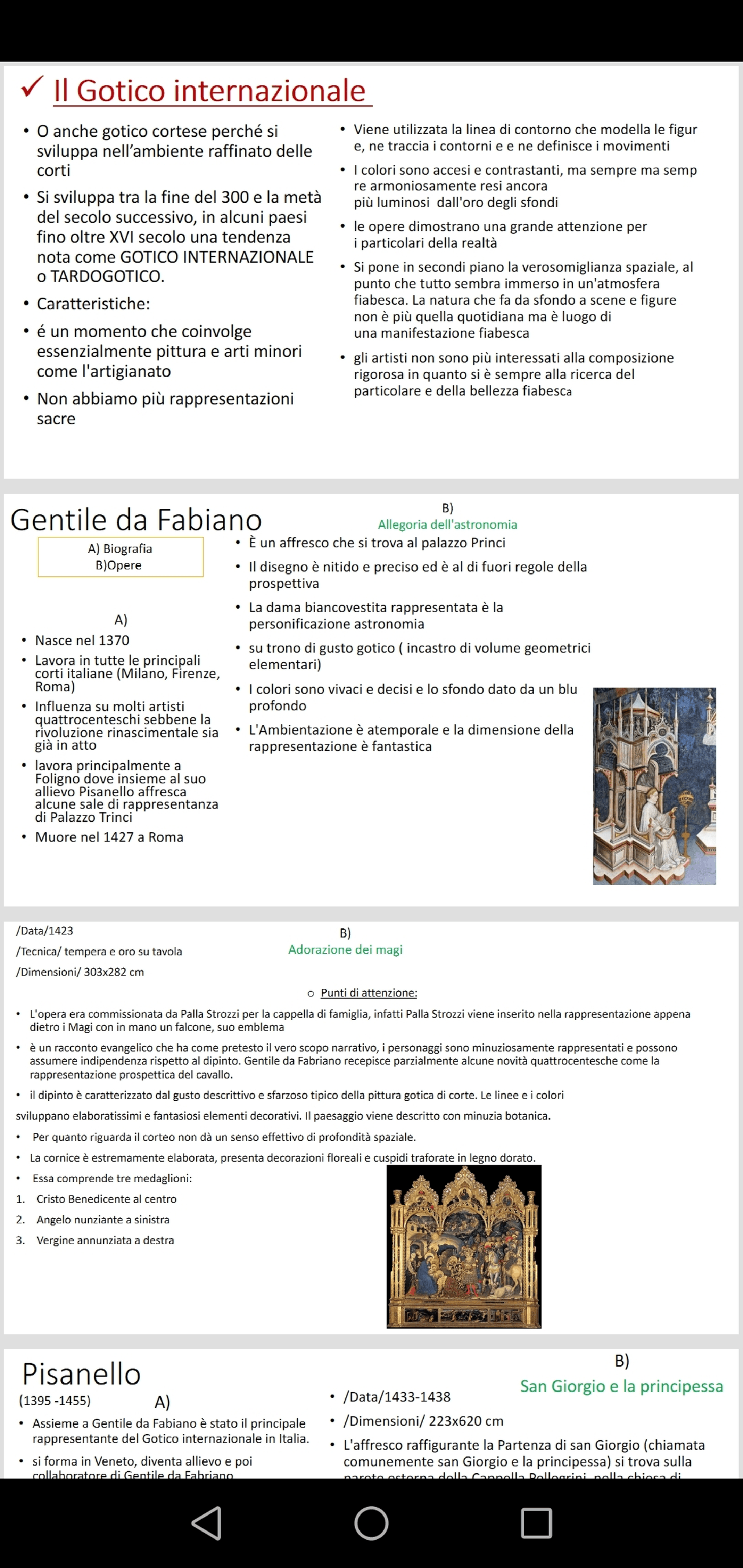 Gotico Internazionale Docsity