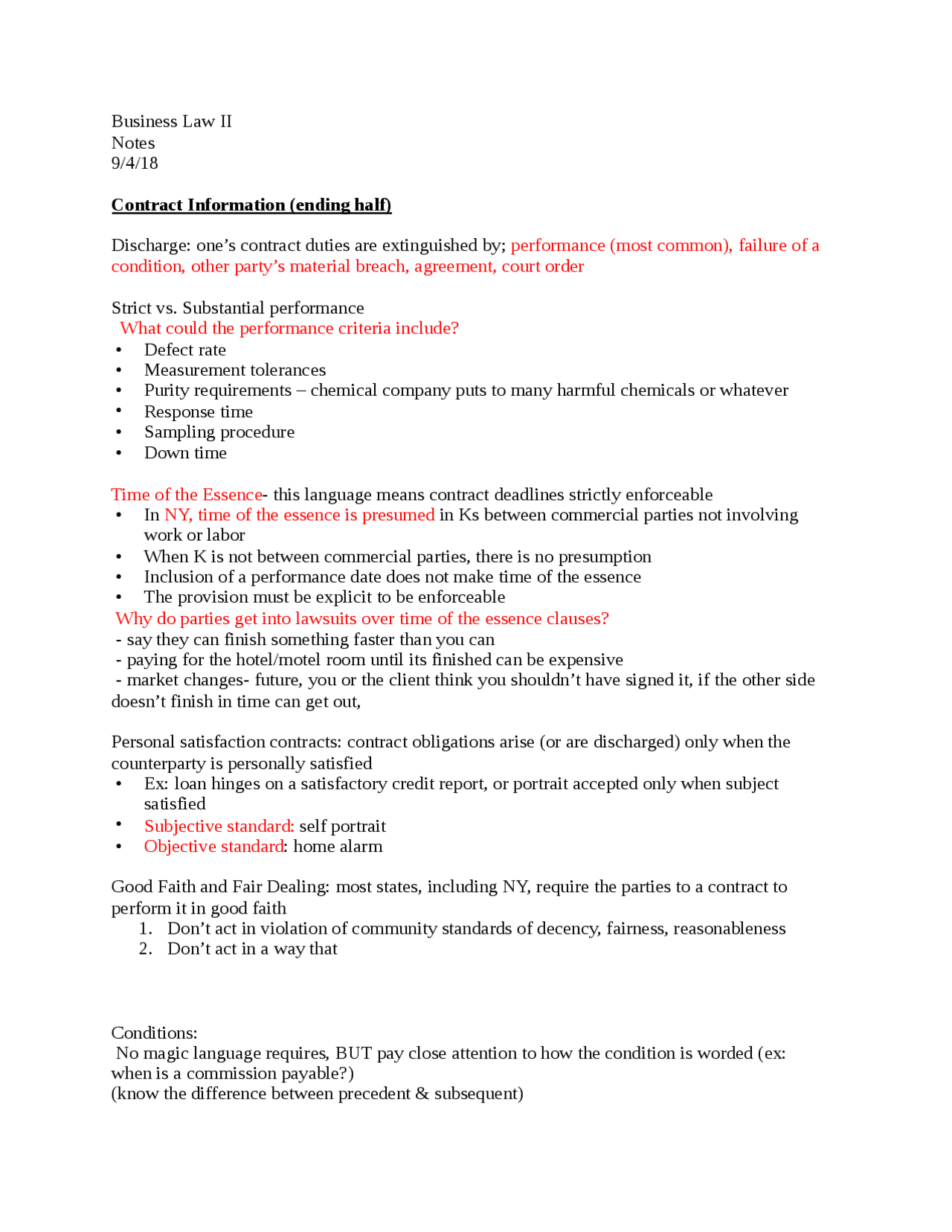Helpful notes for test/ quizes | Lecture notes Business and Labour Law ...