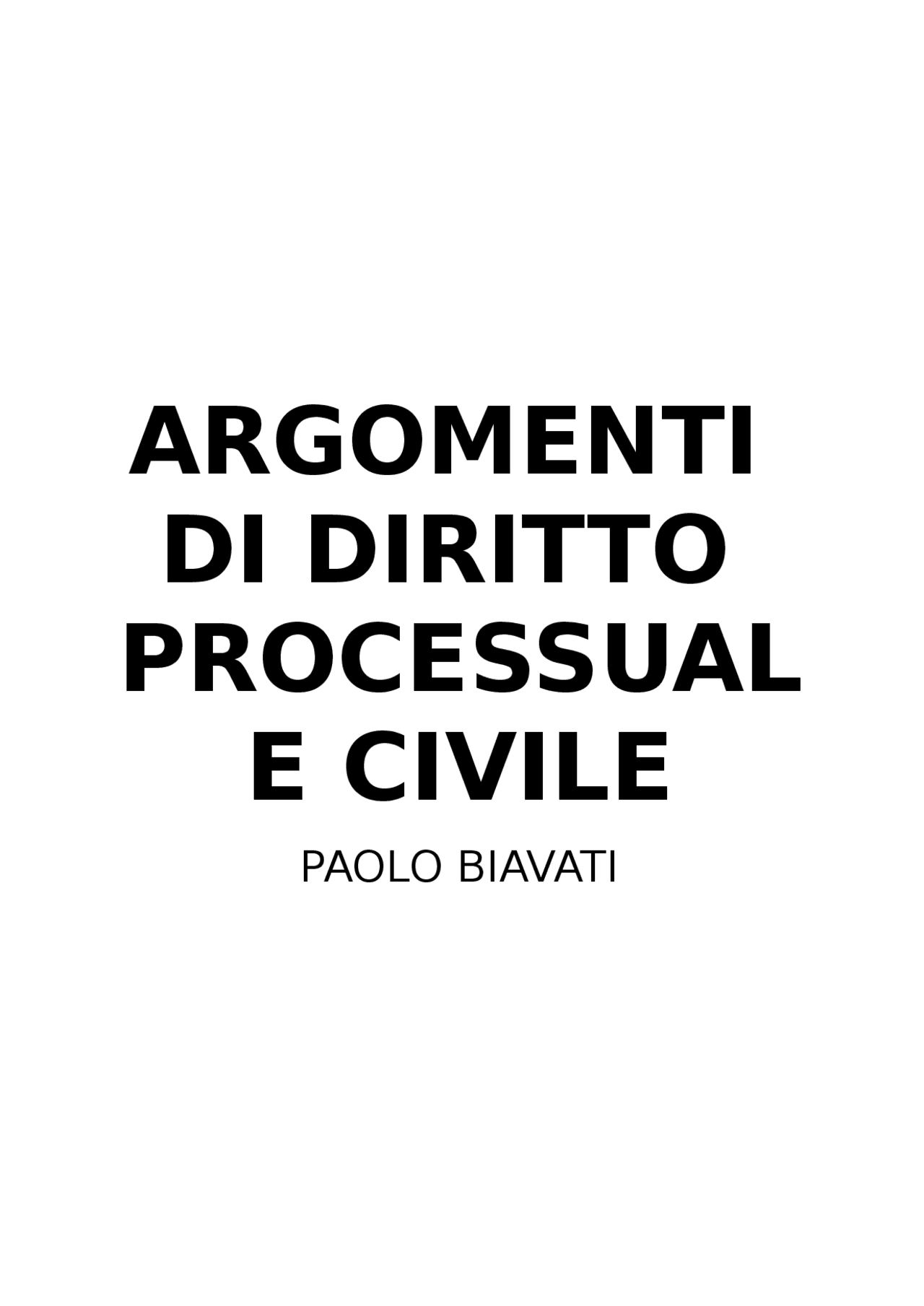 Riassunto Di Diritto Processuale Civile Docsity