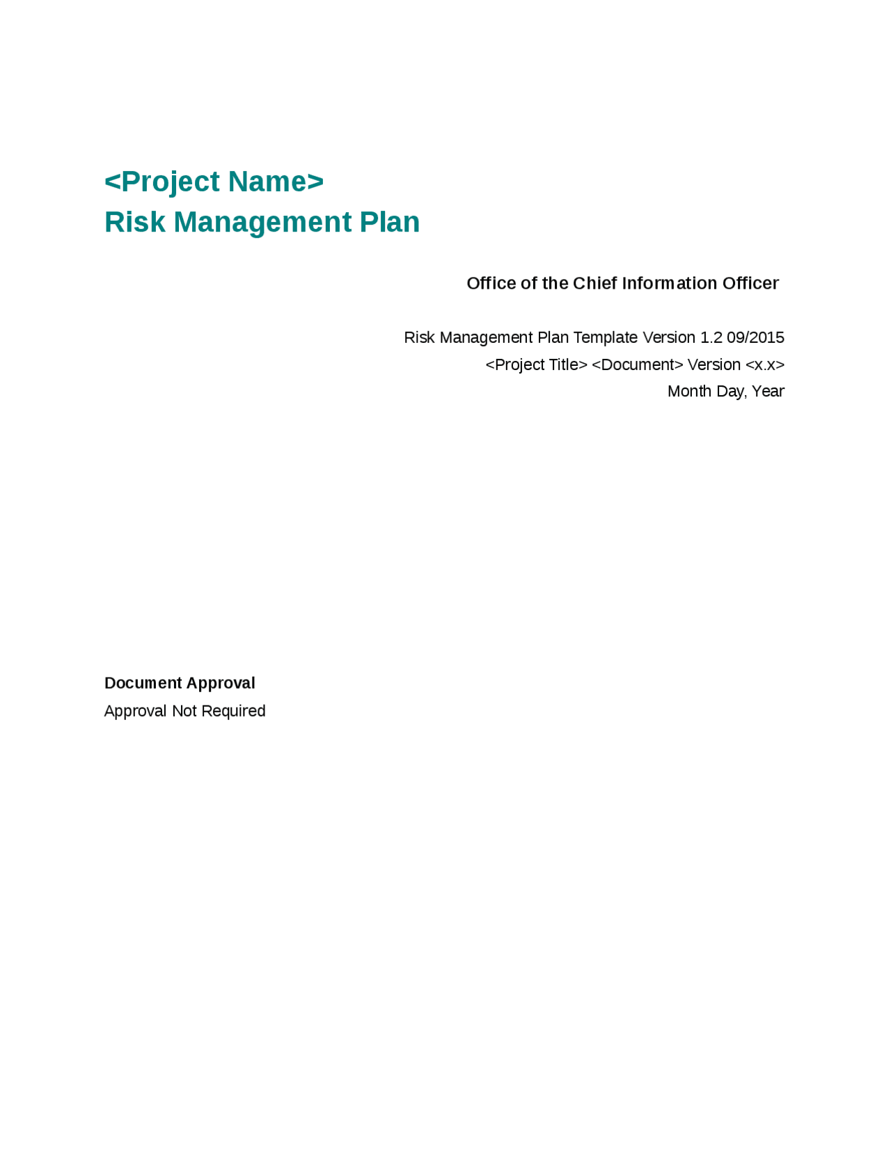 Risk management title - Docsity