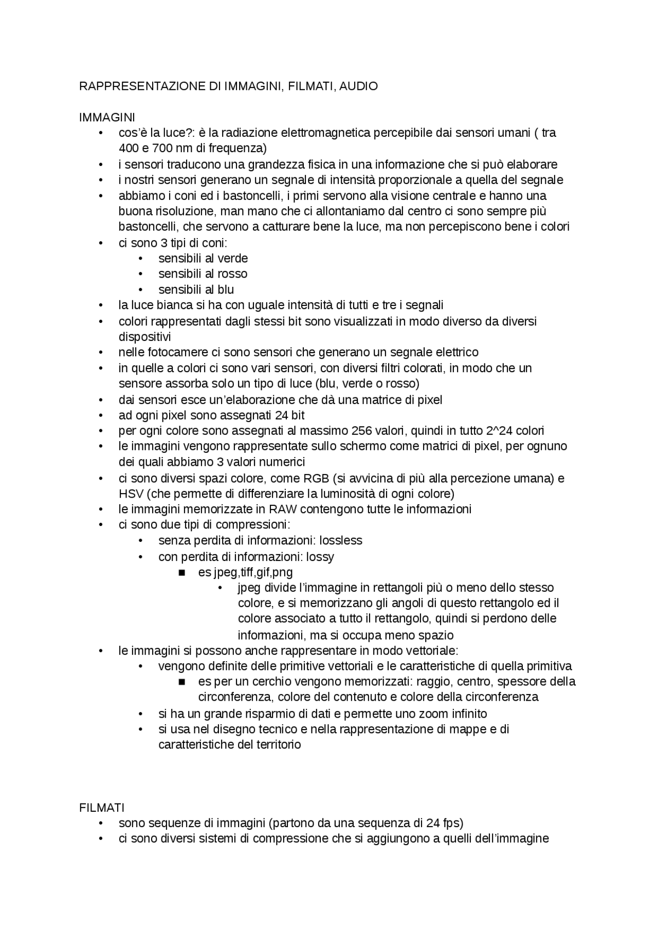 Teoria Informatica Ingegneria Docsity