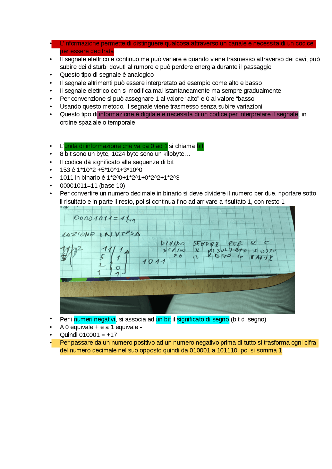 Appunti Informatica Teoria Docsity