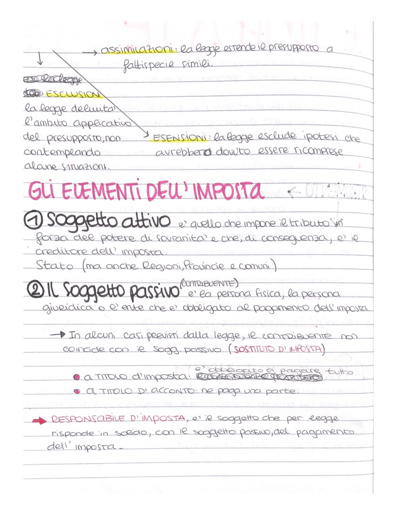 Tutto Sulle Imposte Docsity