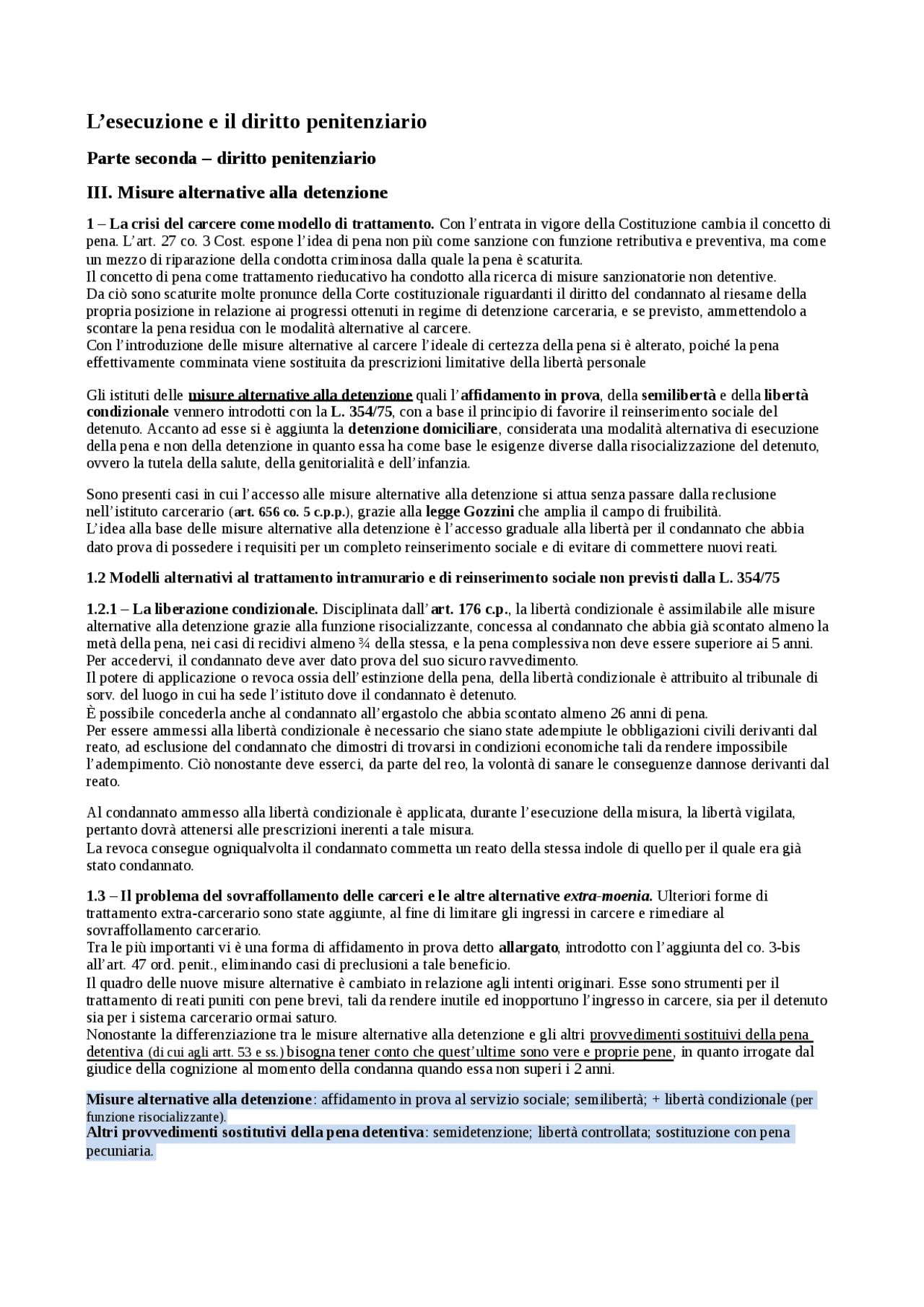 L'esecuzione e il diritto penitenziario - Alessandro Diddi, seconda ...