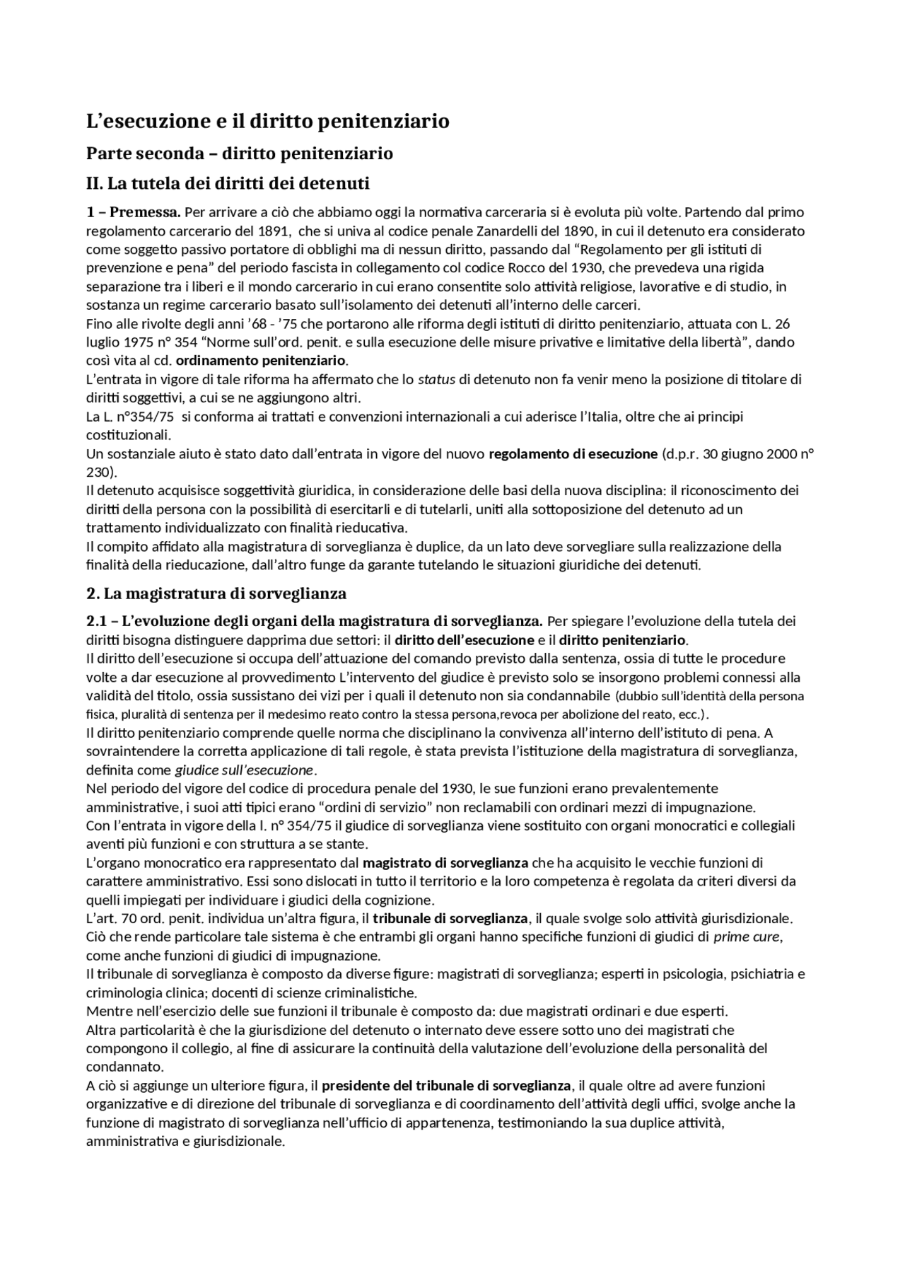 L'esecuzione e il diritto penitenziario - Alessandro Diddi, seconda ...