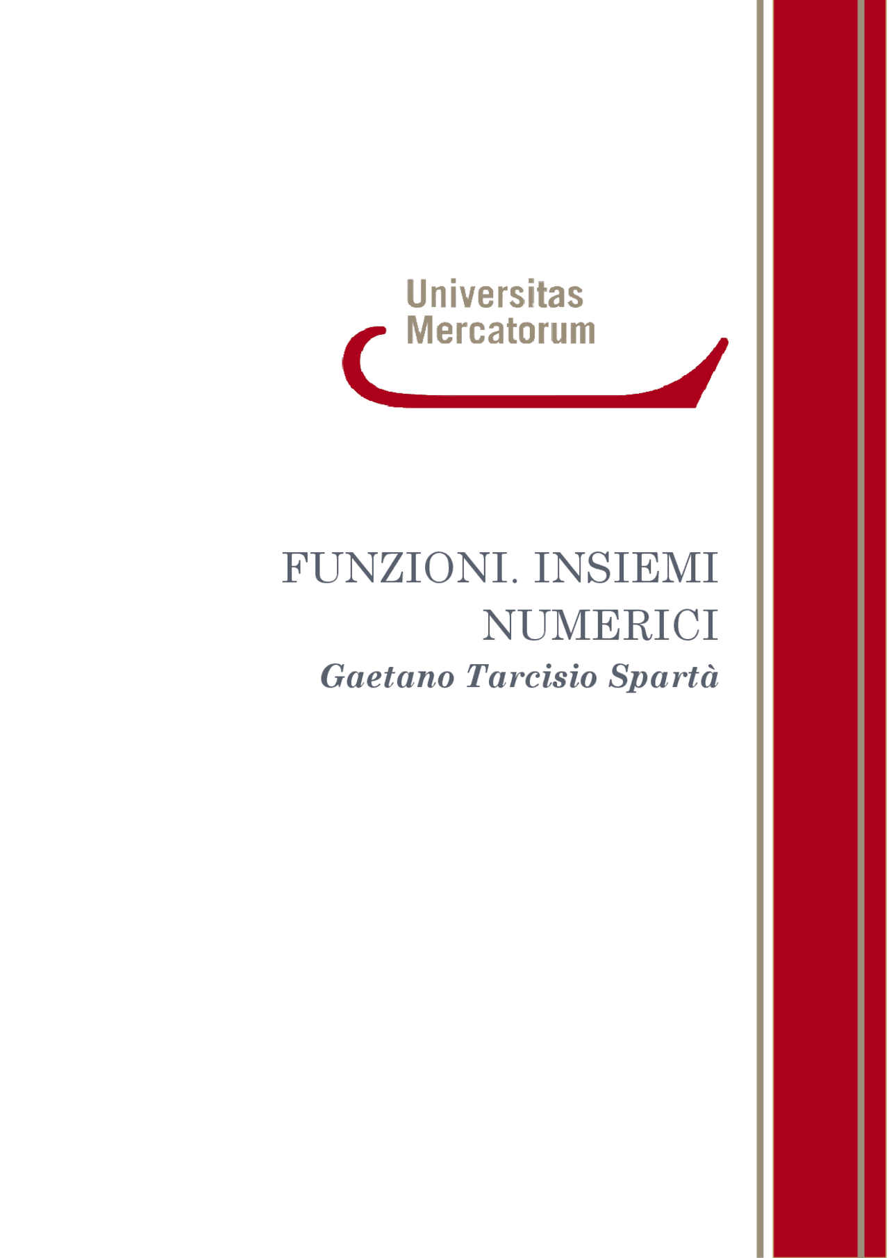 Funzioni Insiemi Metodi Quantitativi Docsity