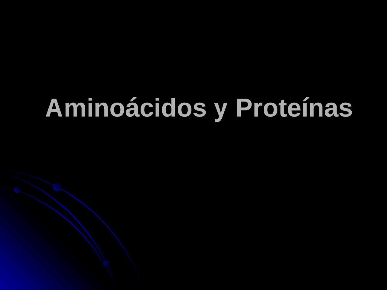 Aminoacidos Y Proteínas Slides De Biochimie Docsity