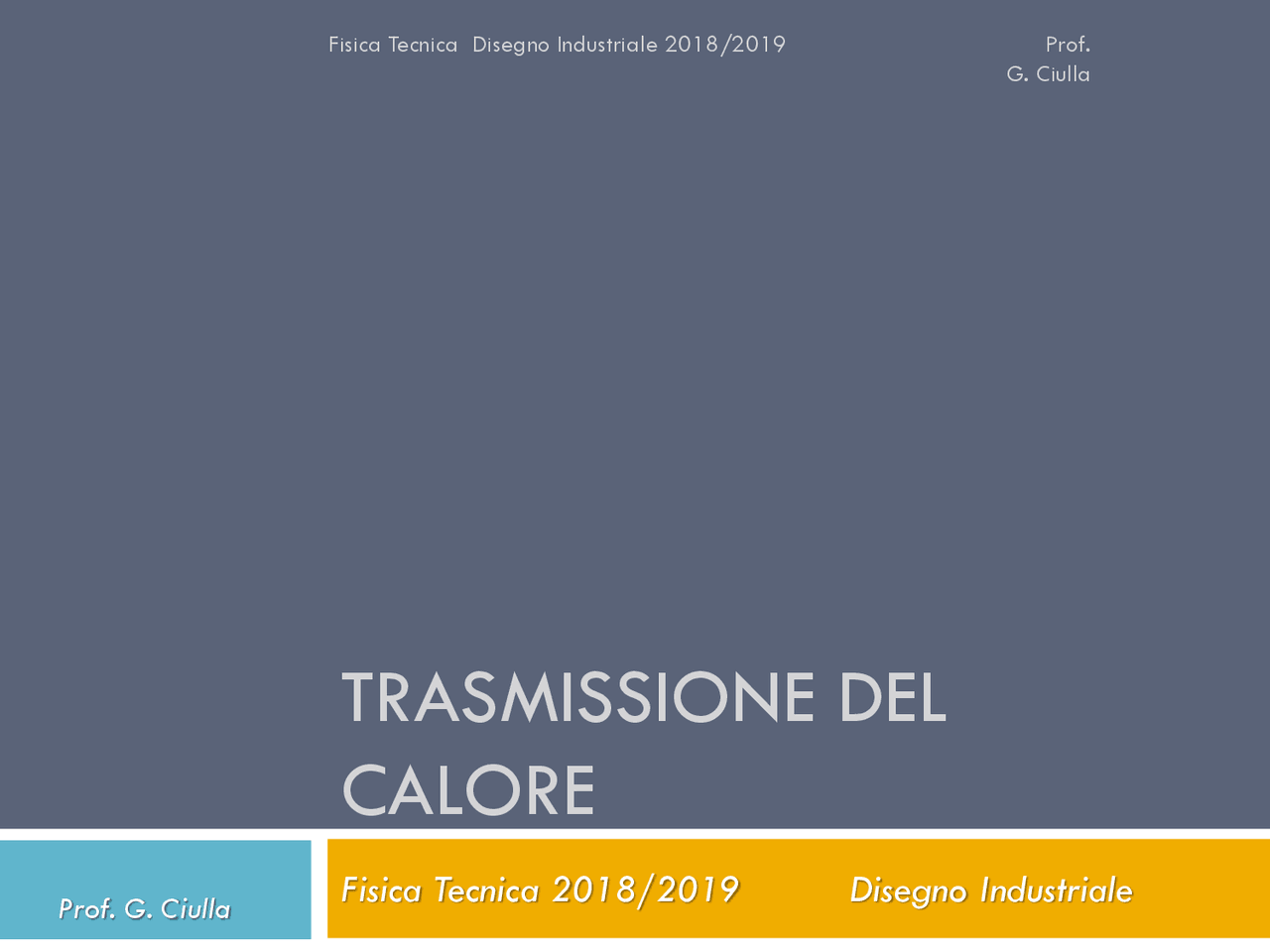 Dispense Fisica Tecnica Docsity