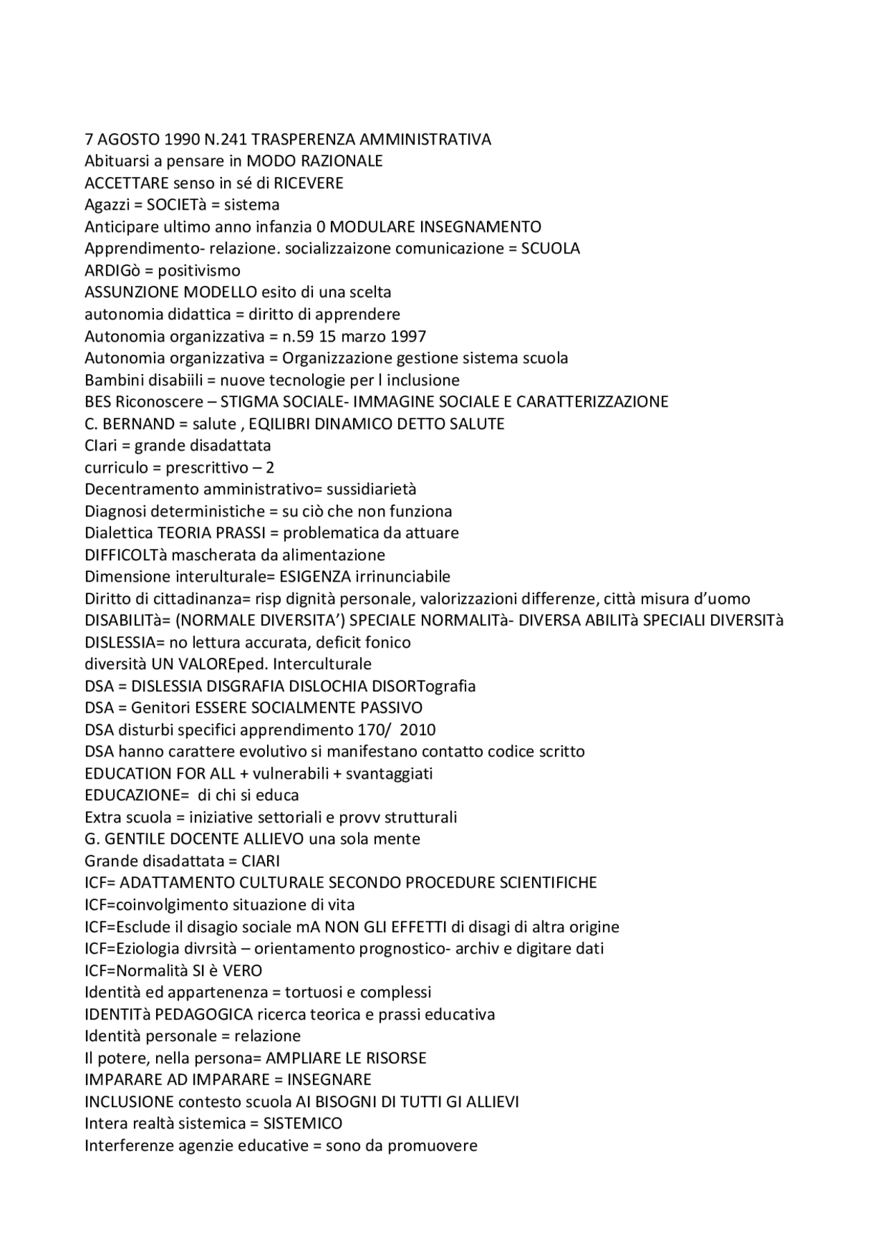 Didattica Dellinclusione Docsity