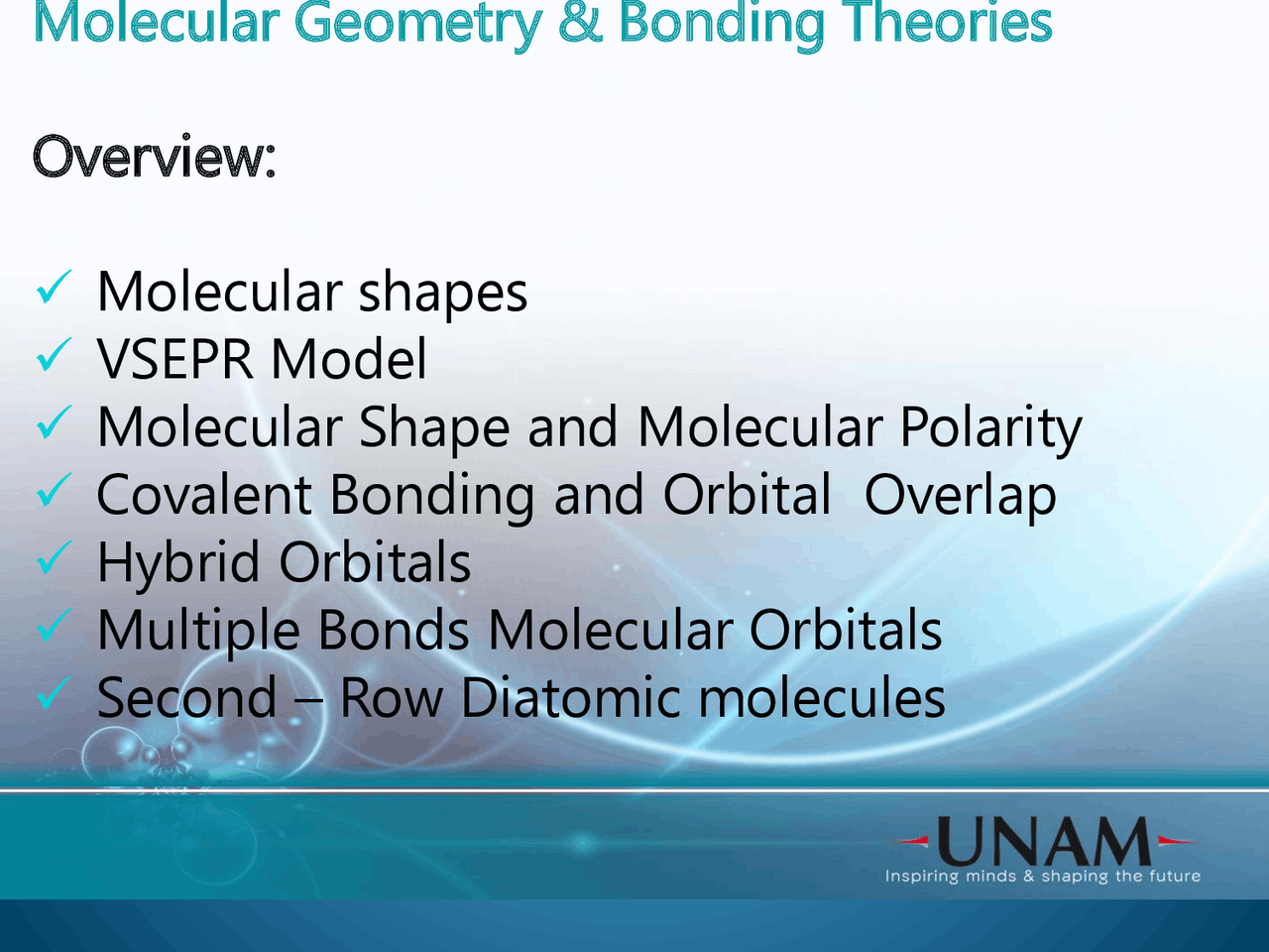 Chemistry:Molecular geometry - Docsity