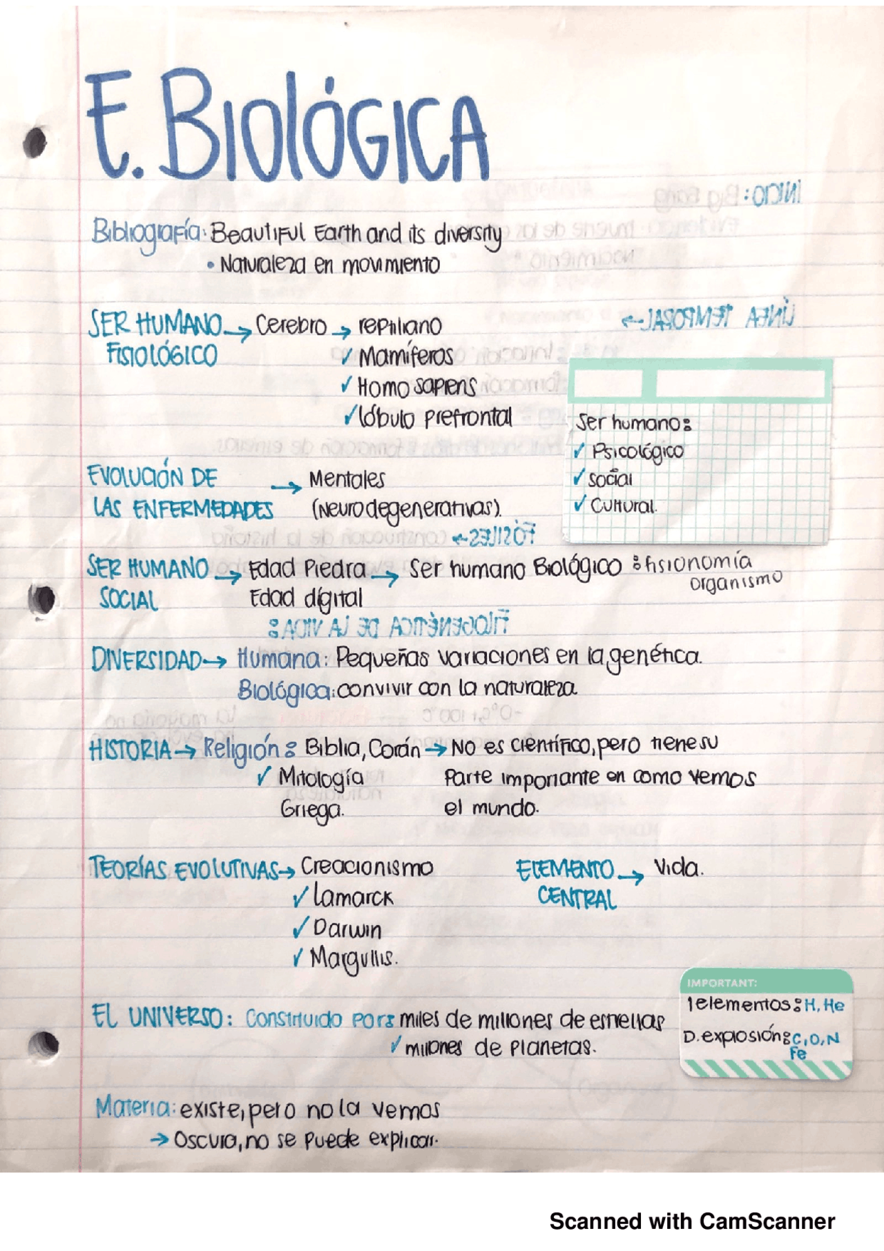 Apuntes bio evolución - Docsity