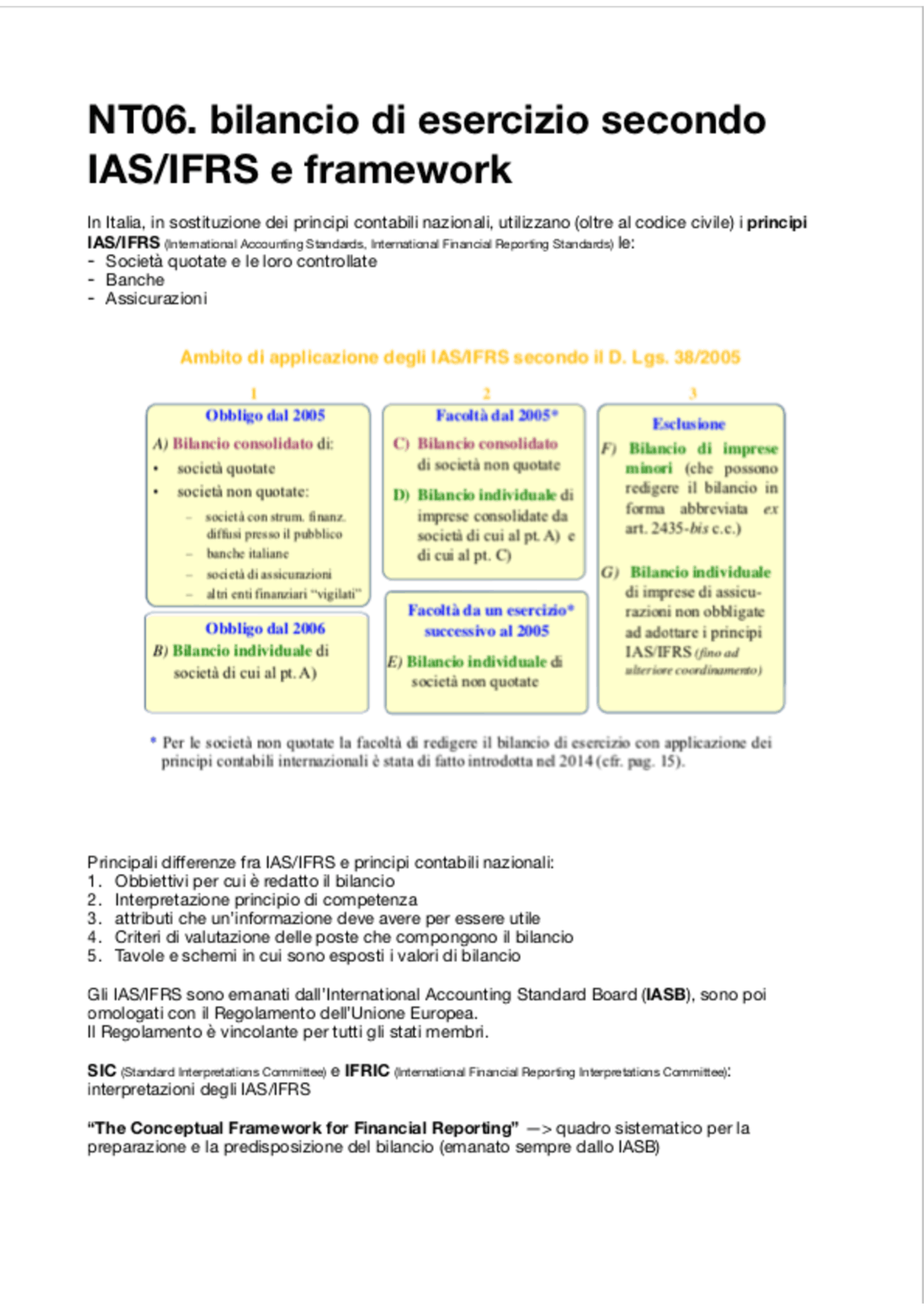 Nt06 Metodologie E Determinazioni Quantitative Dazienda Docsity