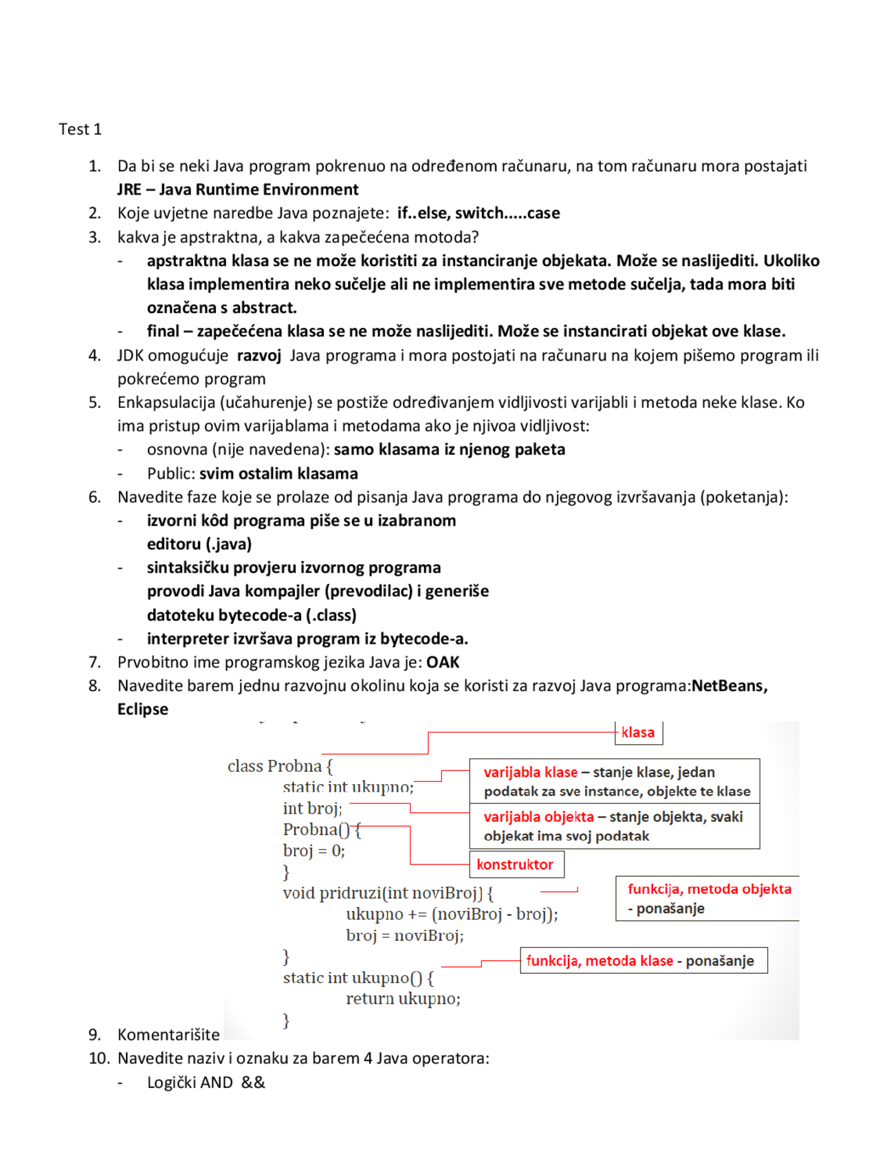 Java Programiranje Za Srednju školu Skripte Predlog Java