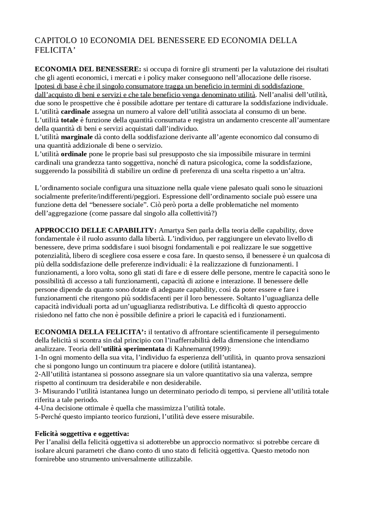 Economia E Sviluppo Diseguale Docsity