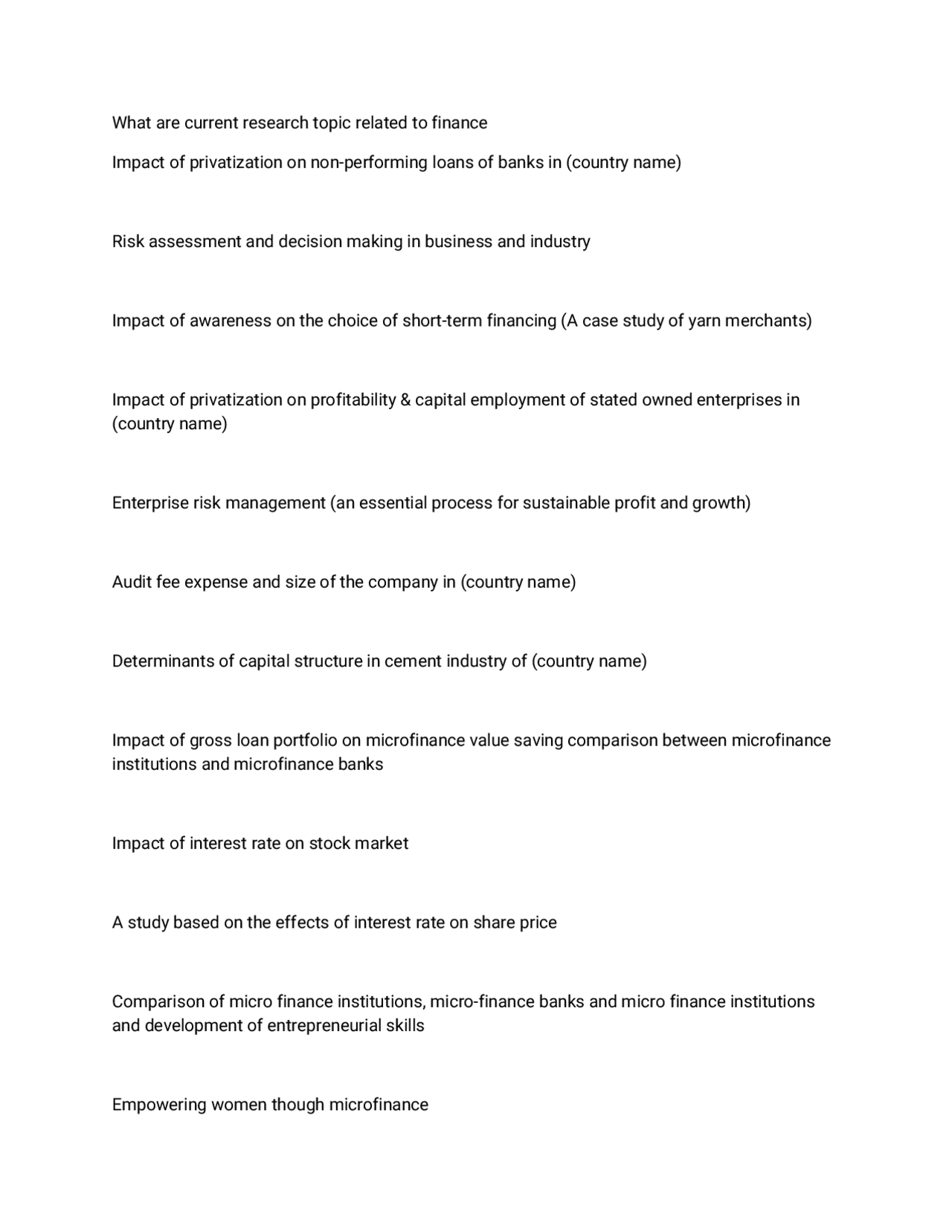 Business Finance Assignment Docsity