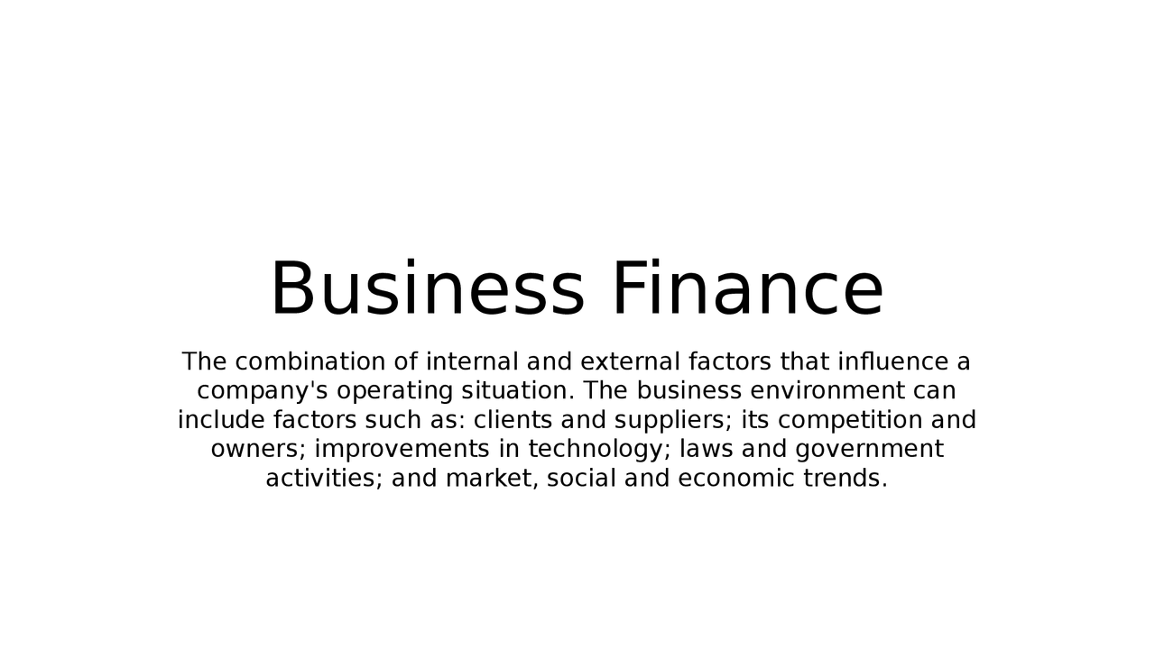 Financial Management Docsity