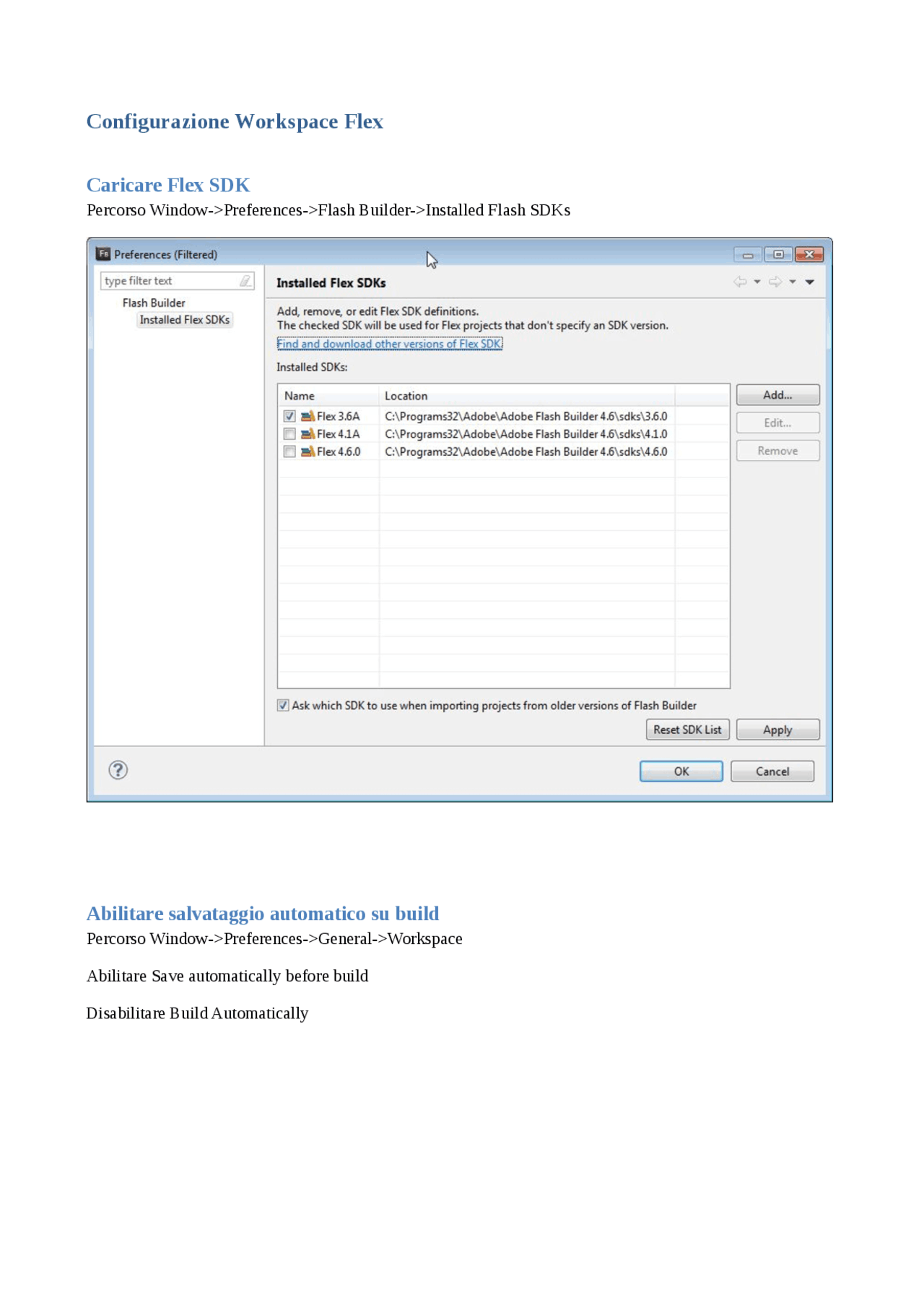 Configuring Flex Workspace Settings | Study notes Computer Science ...