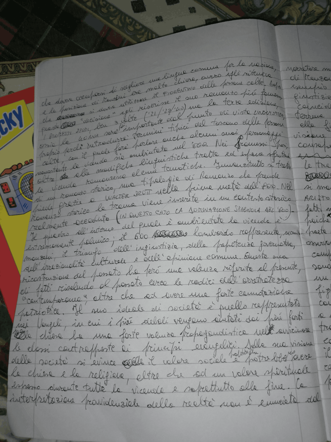 Riassunto Di Alessandro Manzoni Docsity