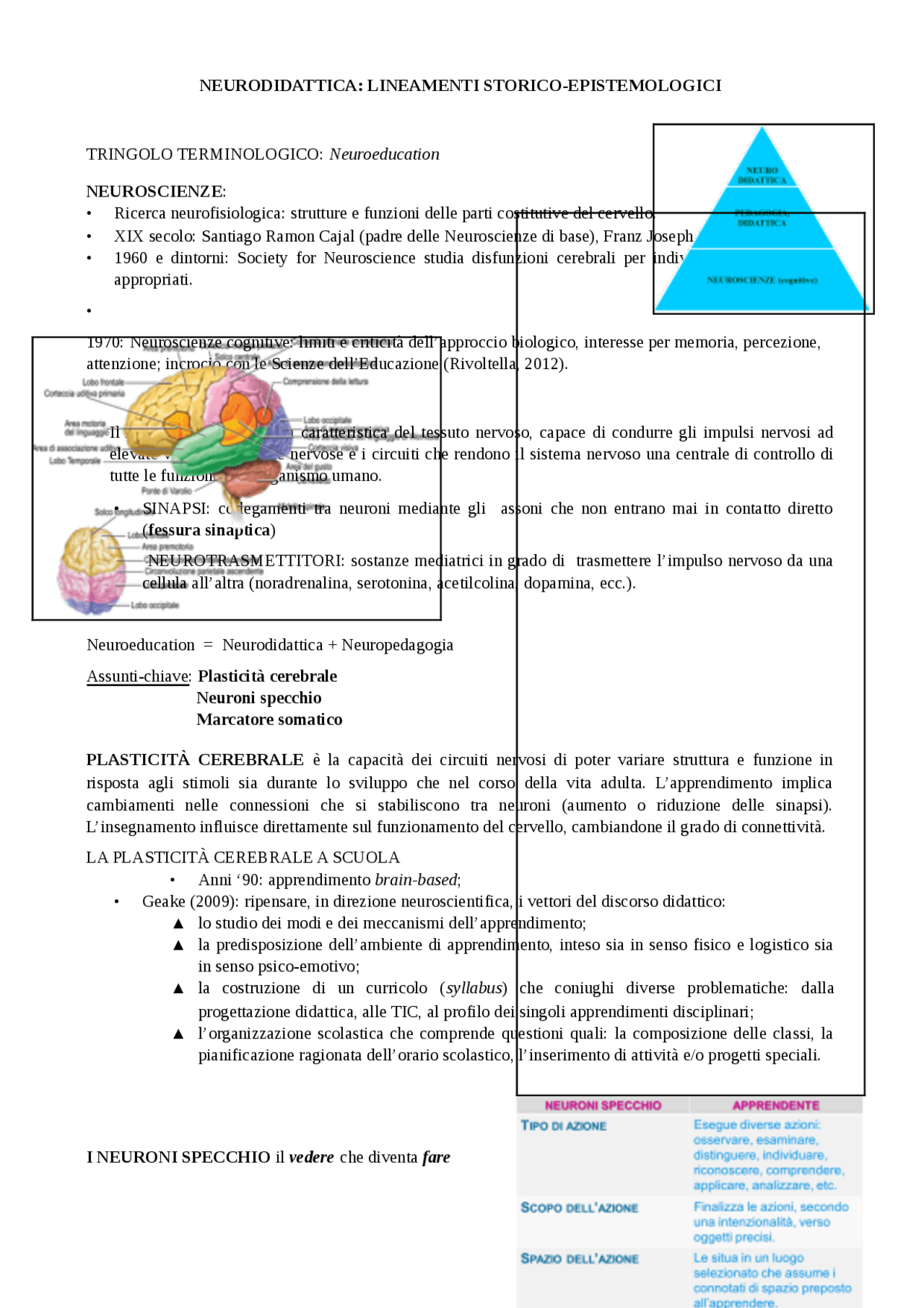 Appuntiriassunti Didattica Generale Docsity