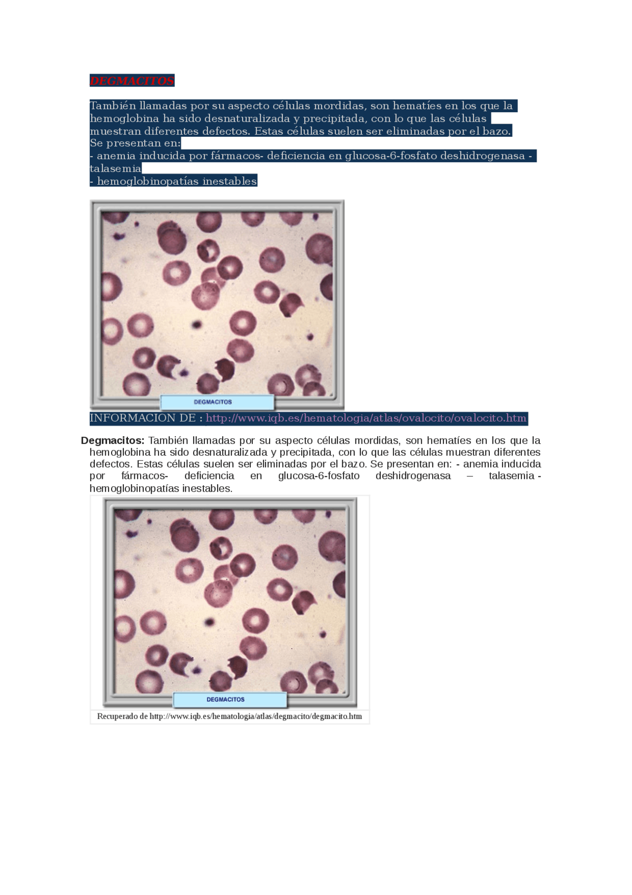 Degmatocito liigttdkkijjuijij - Docsity