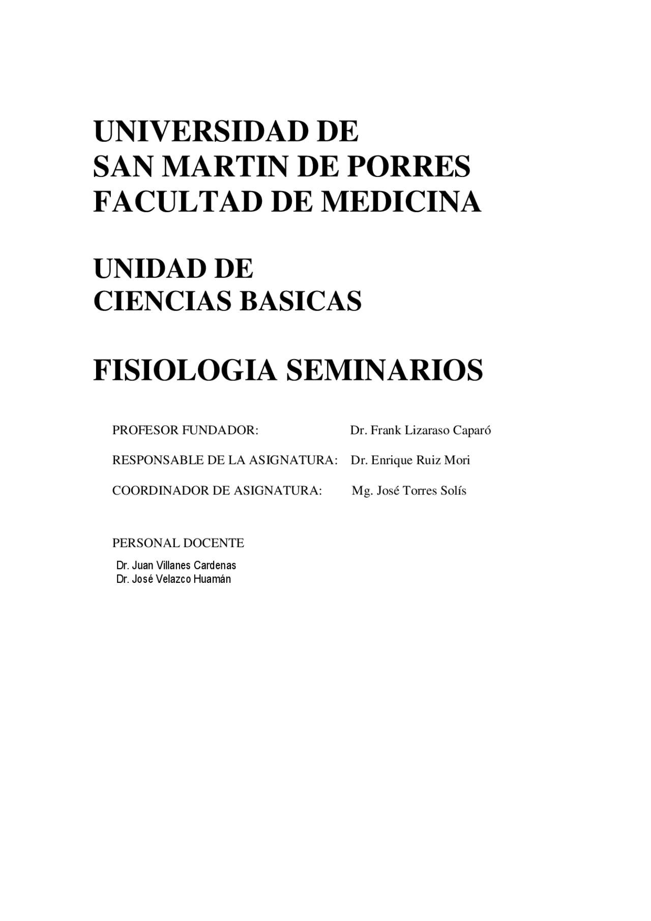 Guia Seminario fisiologia USMP FMH 2019 - Docsity