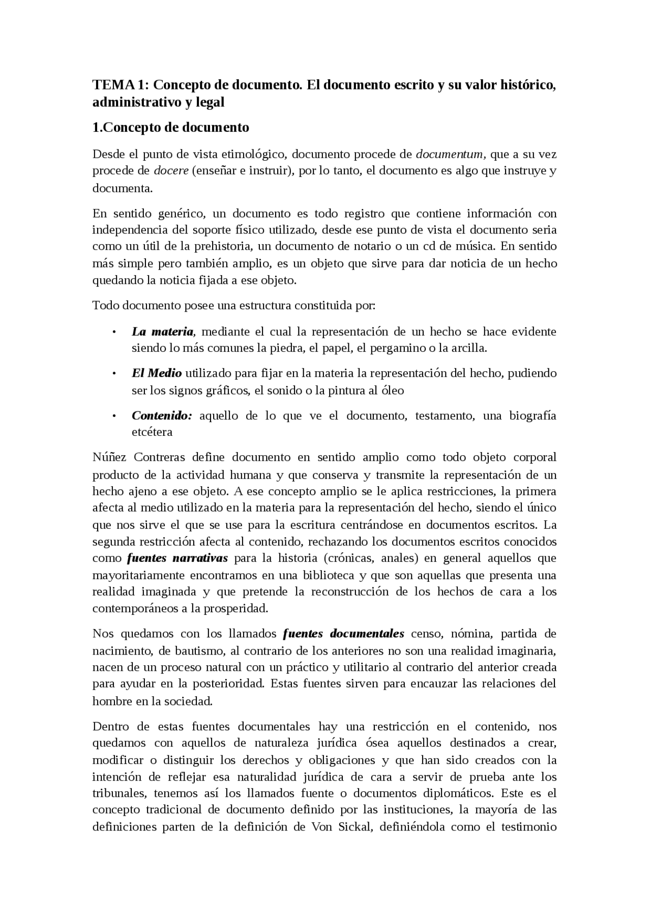 Tema 1 concepto de diplomatica - Docsity