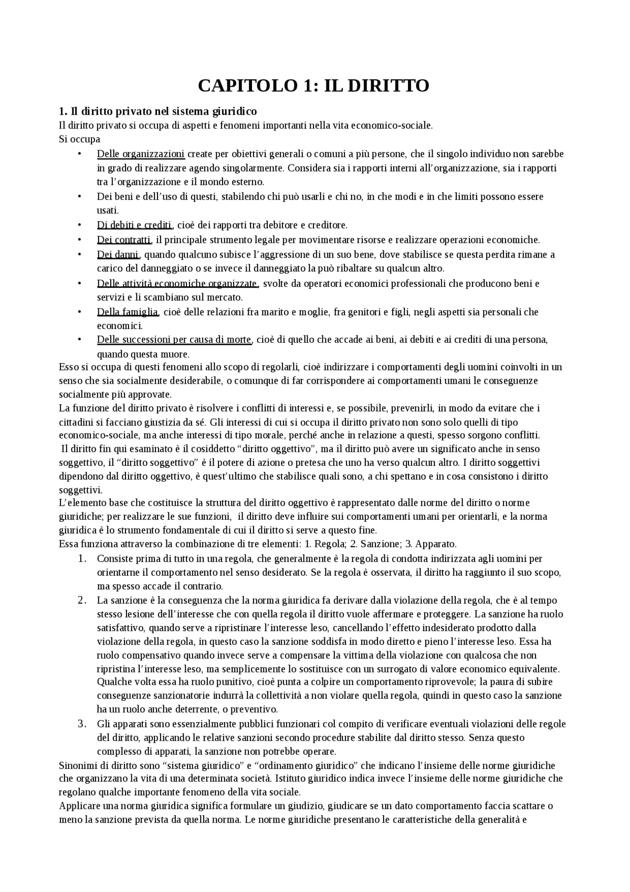 Appunti Diritto Privato Docsity