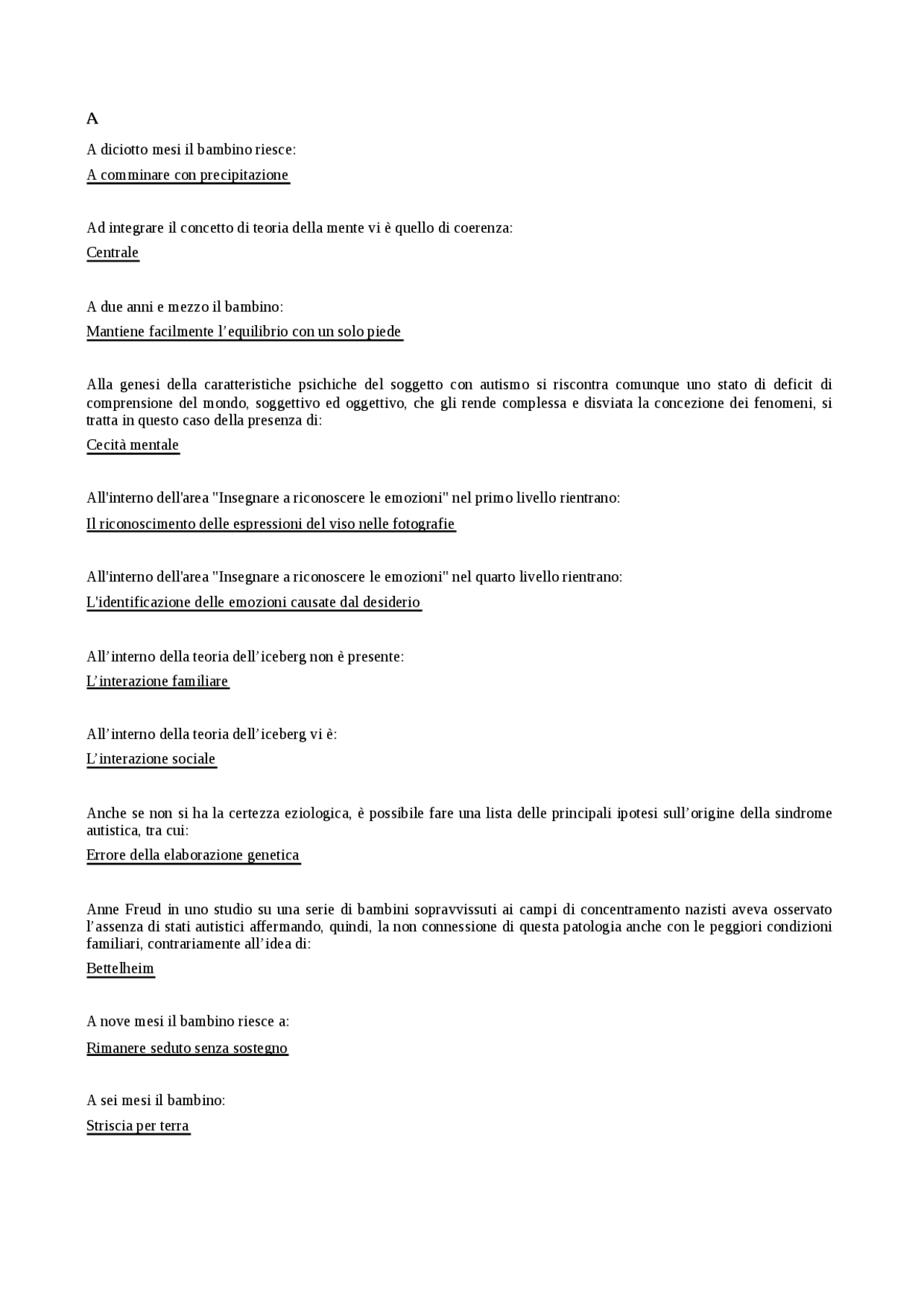 Domande E Risposte Didattica Dellinclusione Docsity