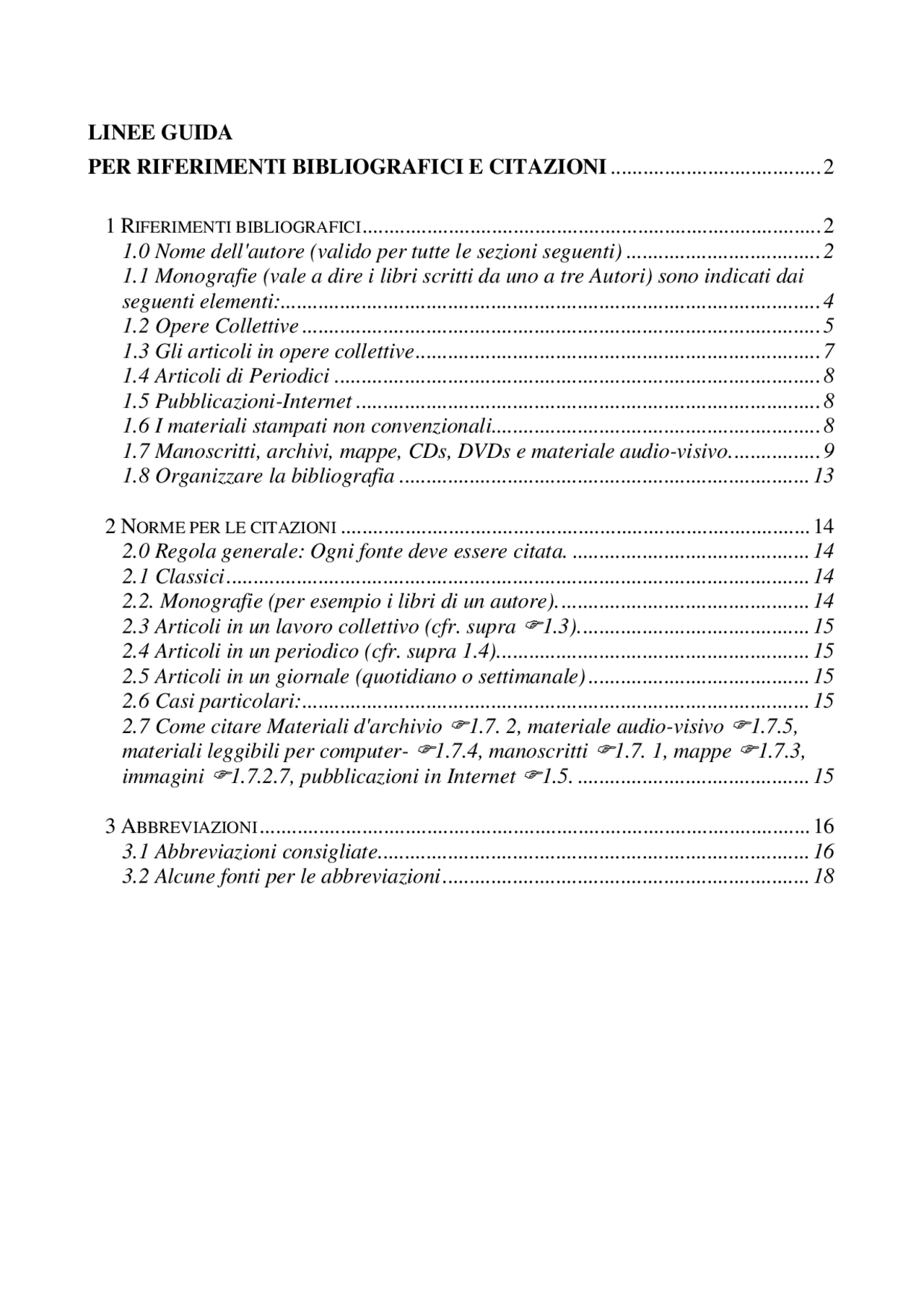Riferimenti bibliografici - Docsity