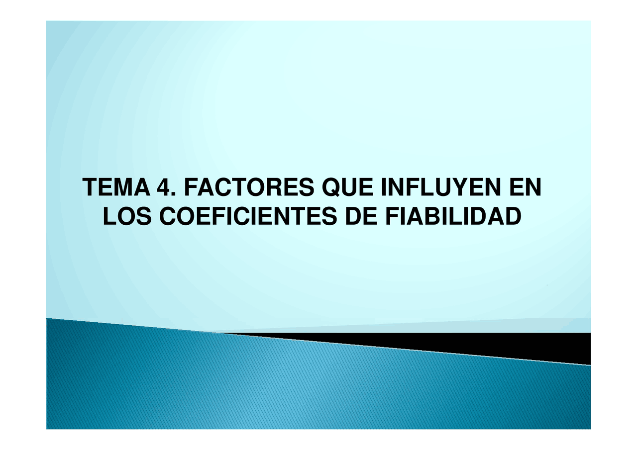Tema 4 De Psicometría Docsity