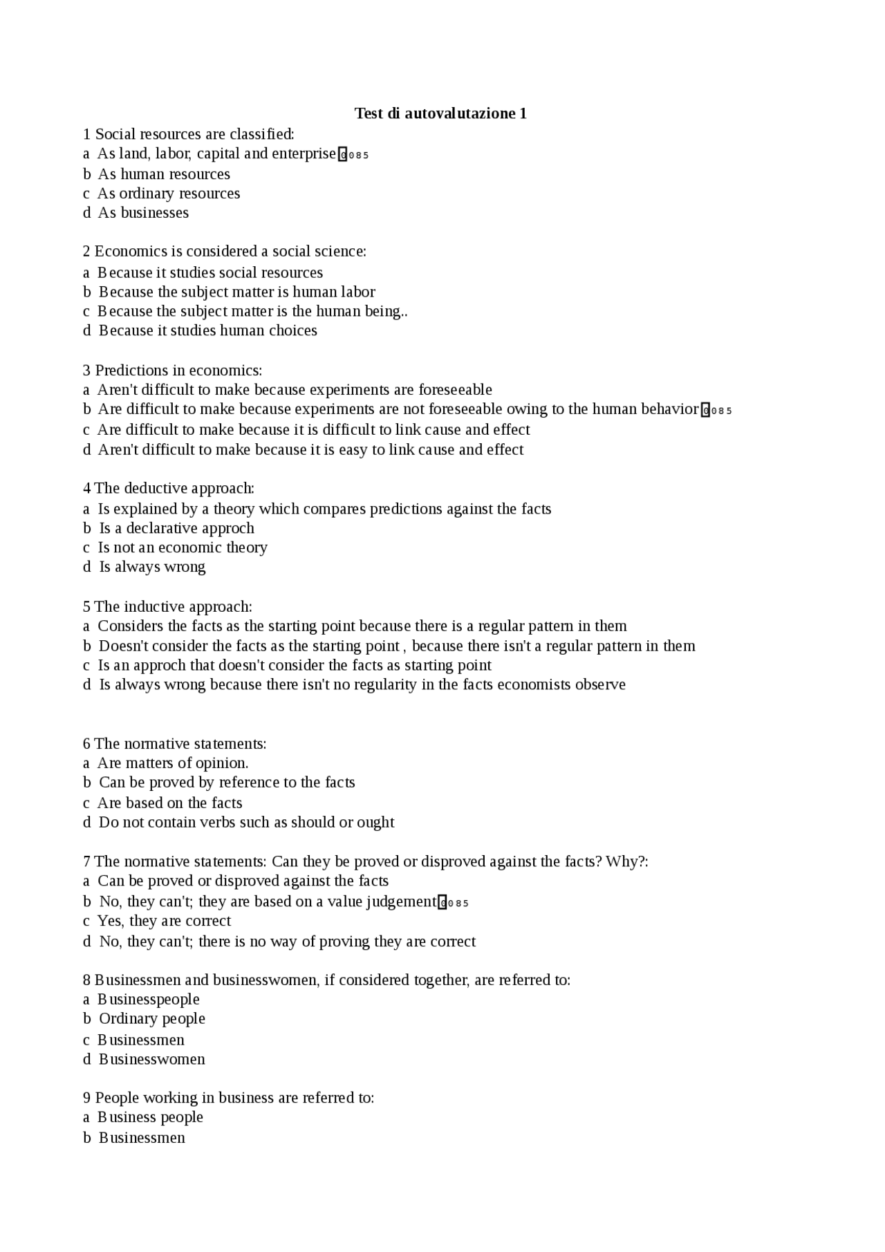 Lingua Inglese Per La Facoltà Di Ingegneria Docsity