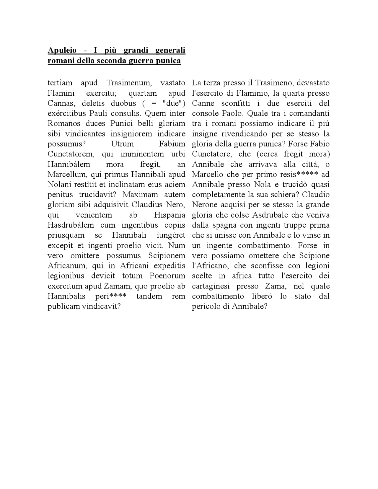 I più grandi generali romani della seconda guerra punica - Ampelio ...