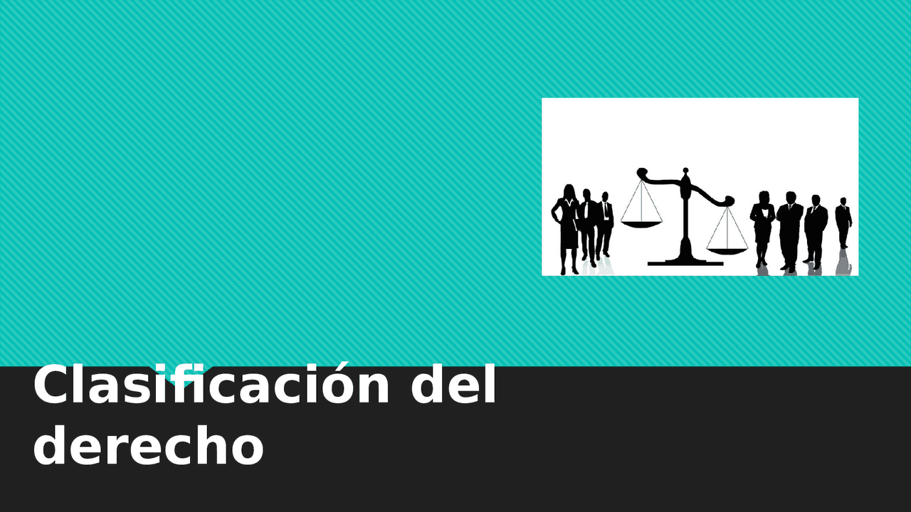 Clasificación Del Derecho Docsity