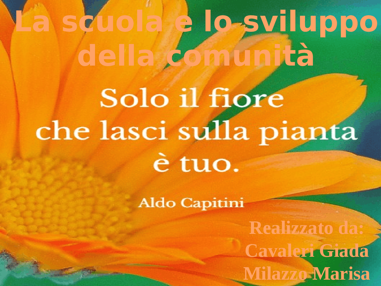 Capitini Educazione Religione E Nonviolenza Docsity