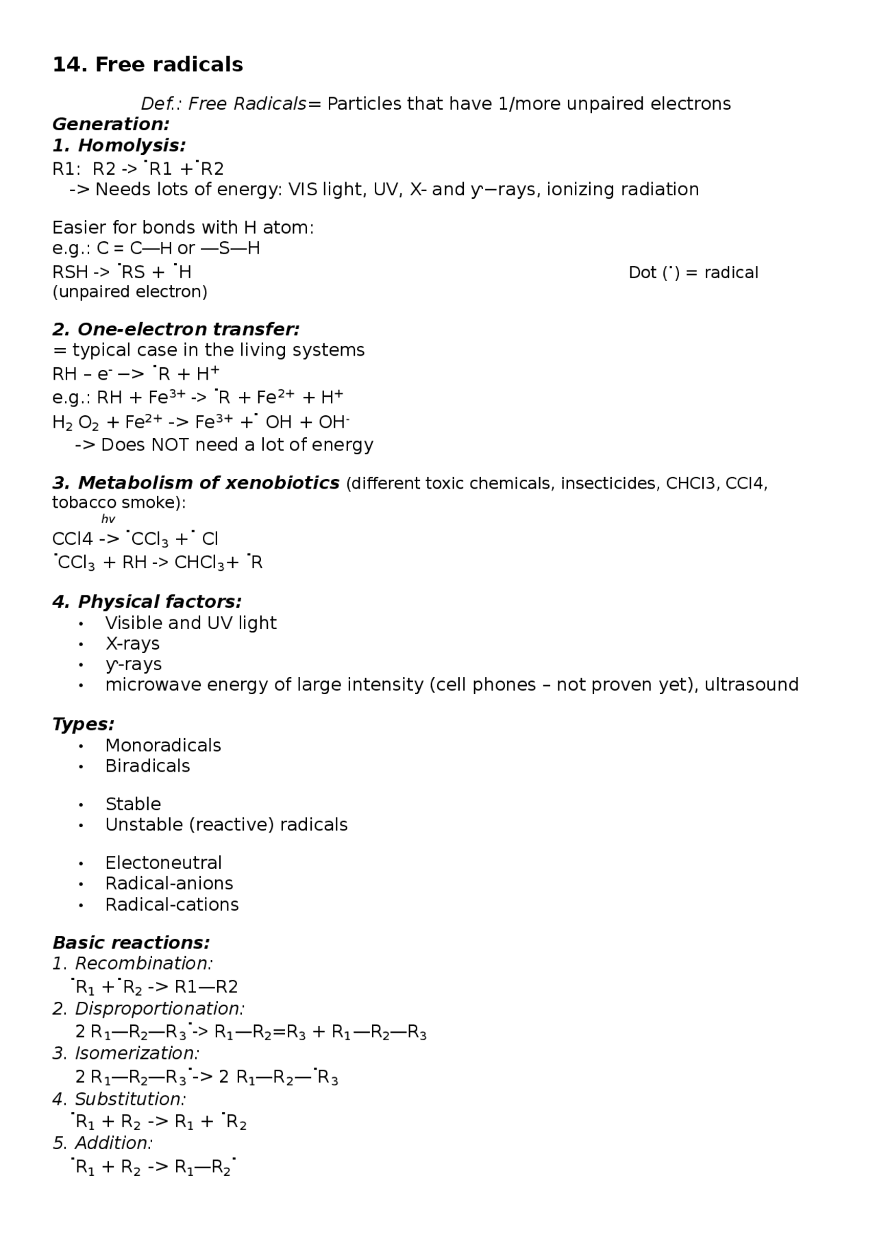 Biophysics Notes Handwritten Docsity